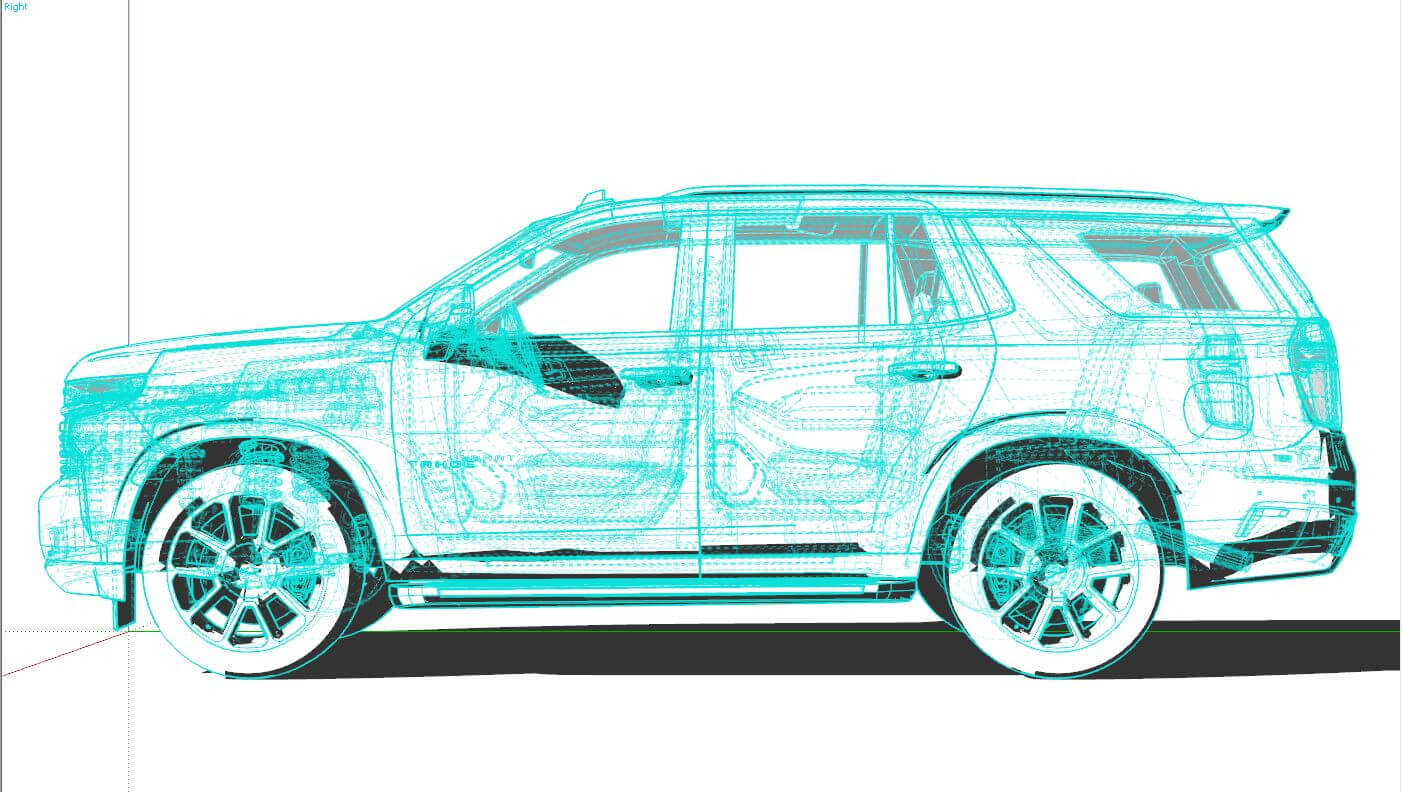 Chevrolet Tahoe 2022 - 3D Model by AlphaGroup