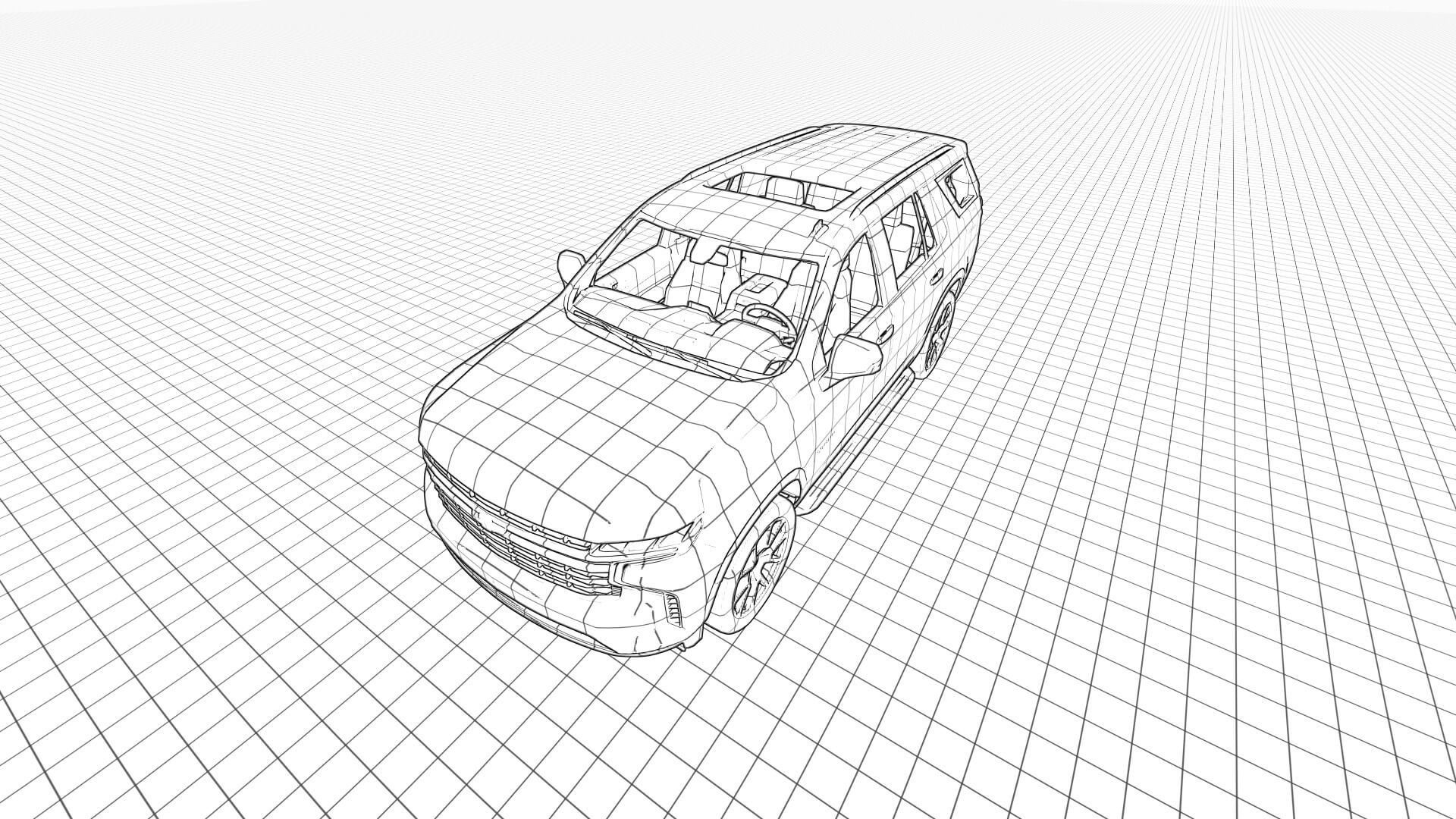 Chevrolet Tahoe 2022 - 3D Model by AlphaGroup