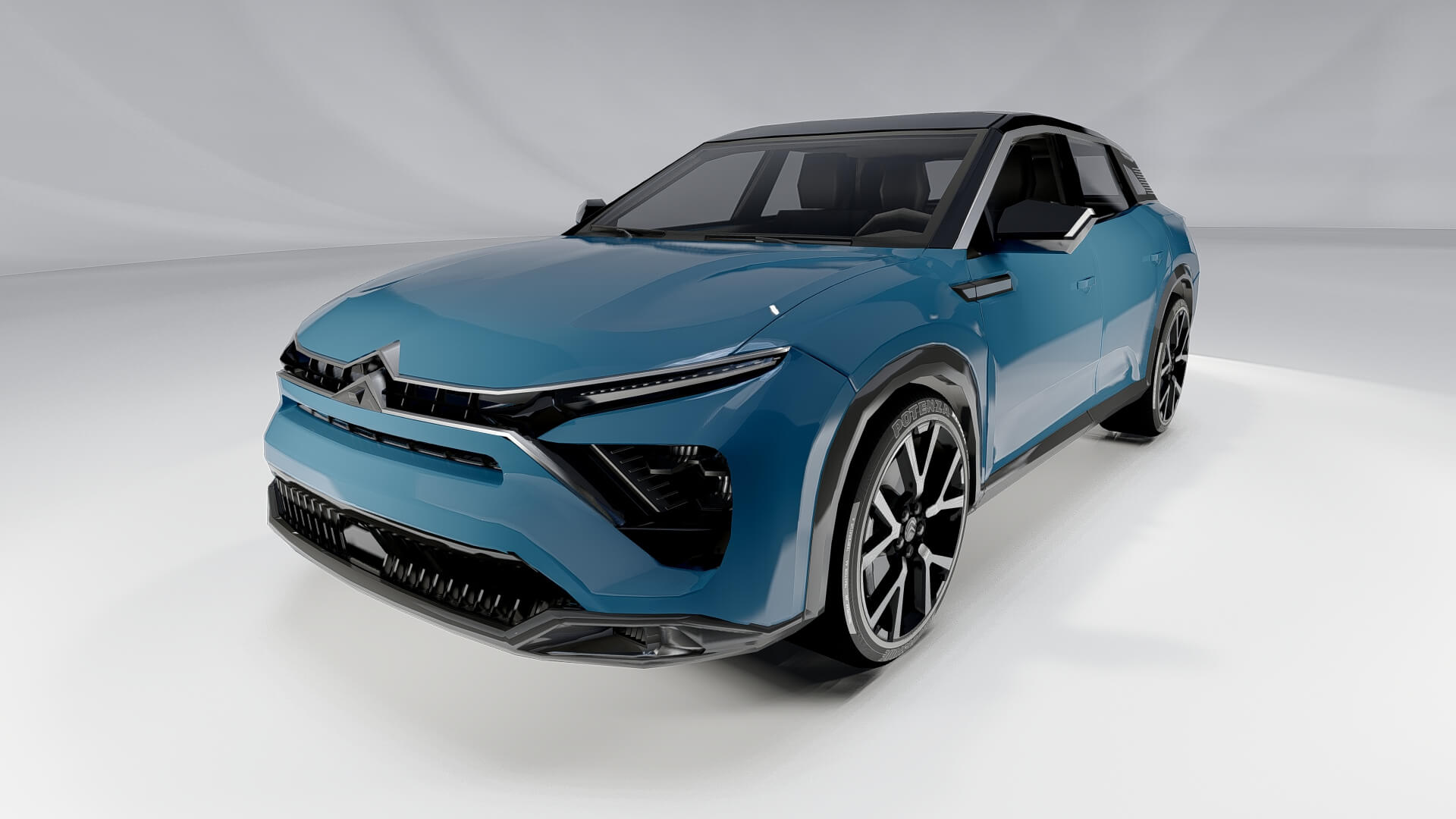 Citroen C5X 2022 - 3D Model by AlphaGroup