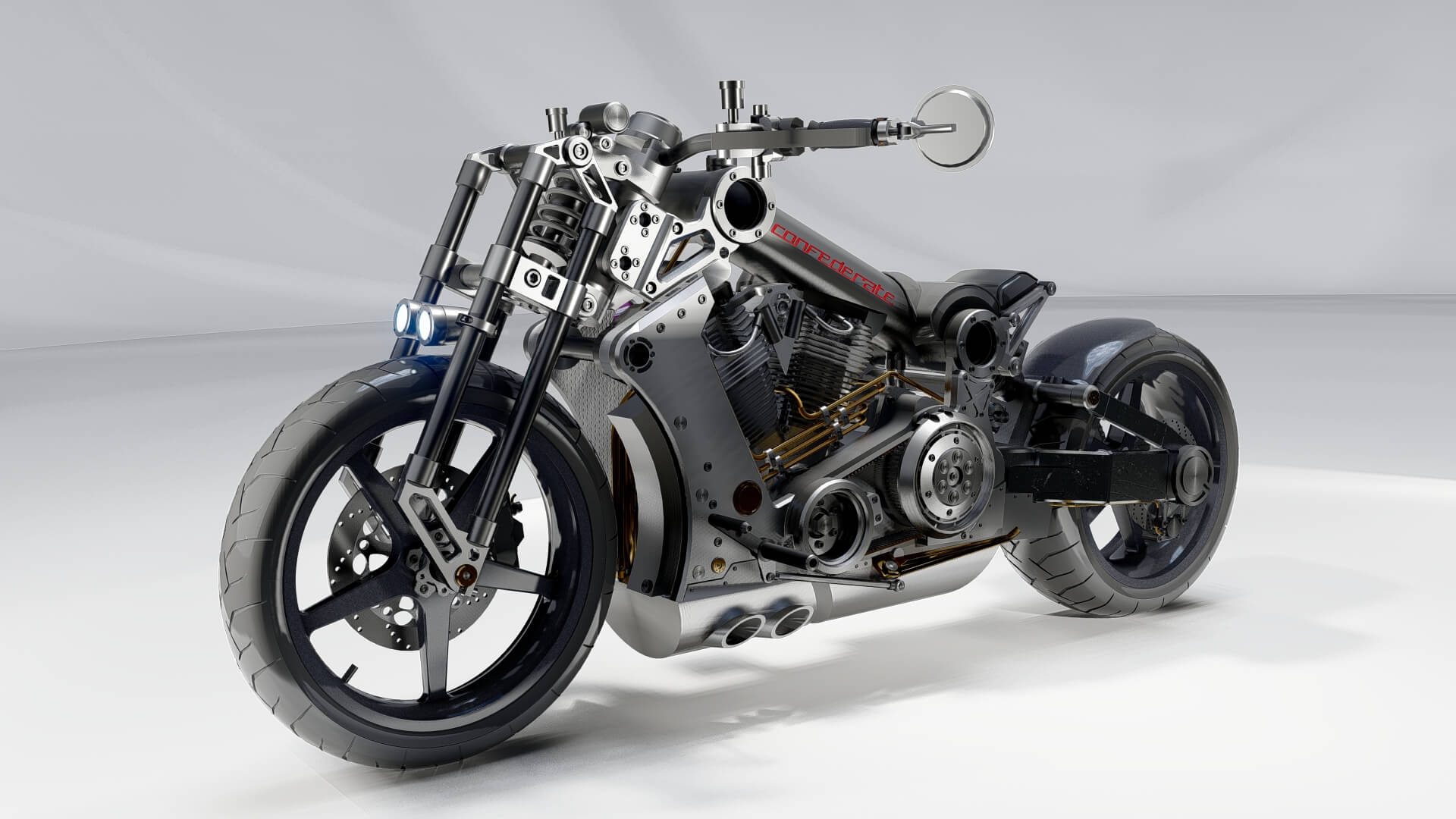 Confederate P120 - 3D Model by AlphaGroup