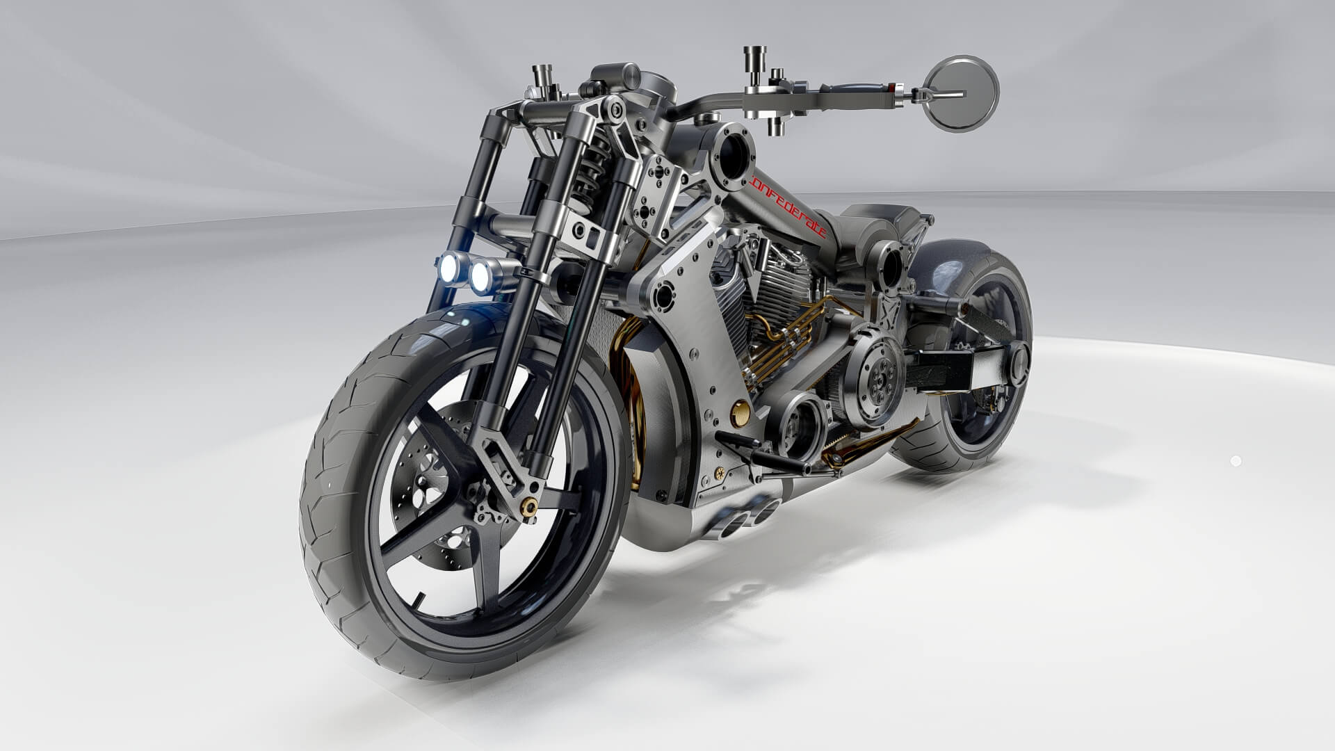 Confederate P120 - 3D Model by AlphaGroup