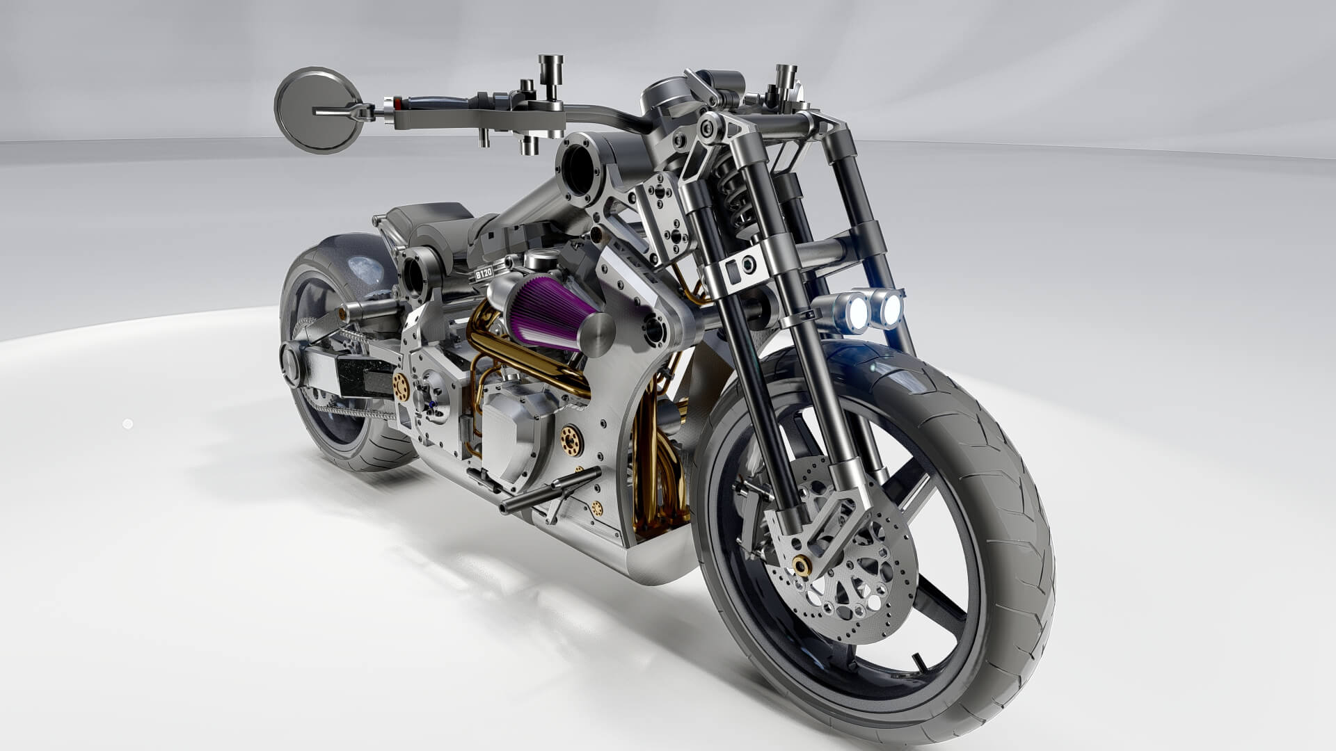 Confederate P120 - 3D Model by AlphaGroup