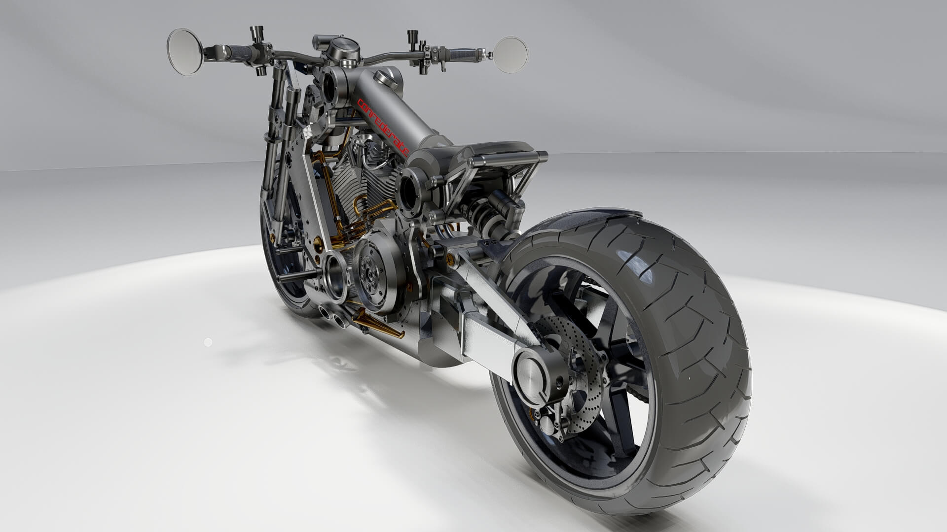 Confederate P120 - 3D Model by AlphaGroup