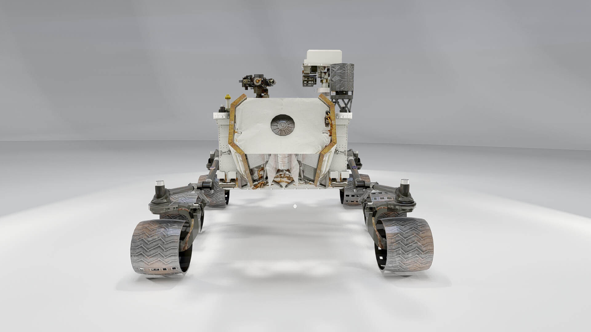 Curiosity Mars Rover Dusty - 3D Model by AlphaGroup