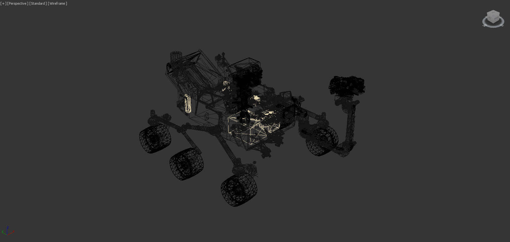 Curiosity Mars Rover Dusty - 3D Model by AlphaGroup