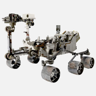 Curiosity Mars Rover Dusty - 3D Model by AlphaGroup