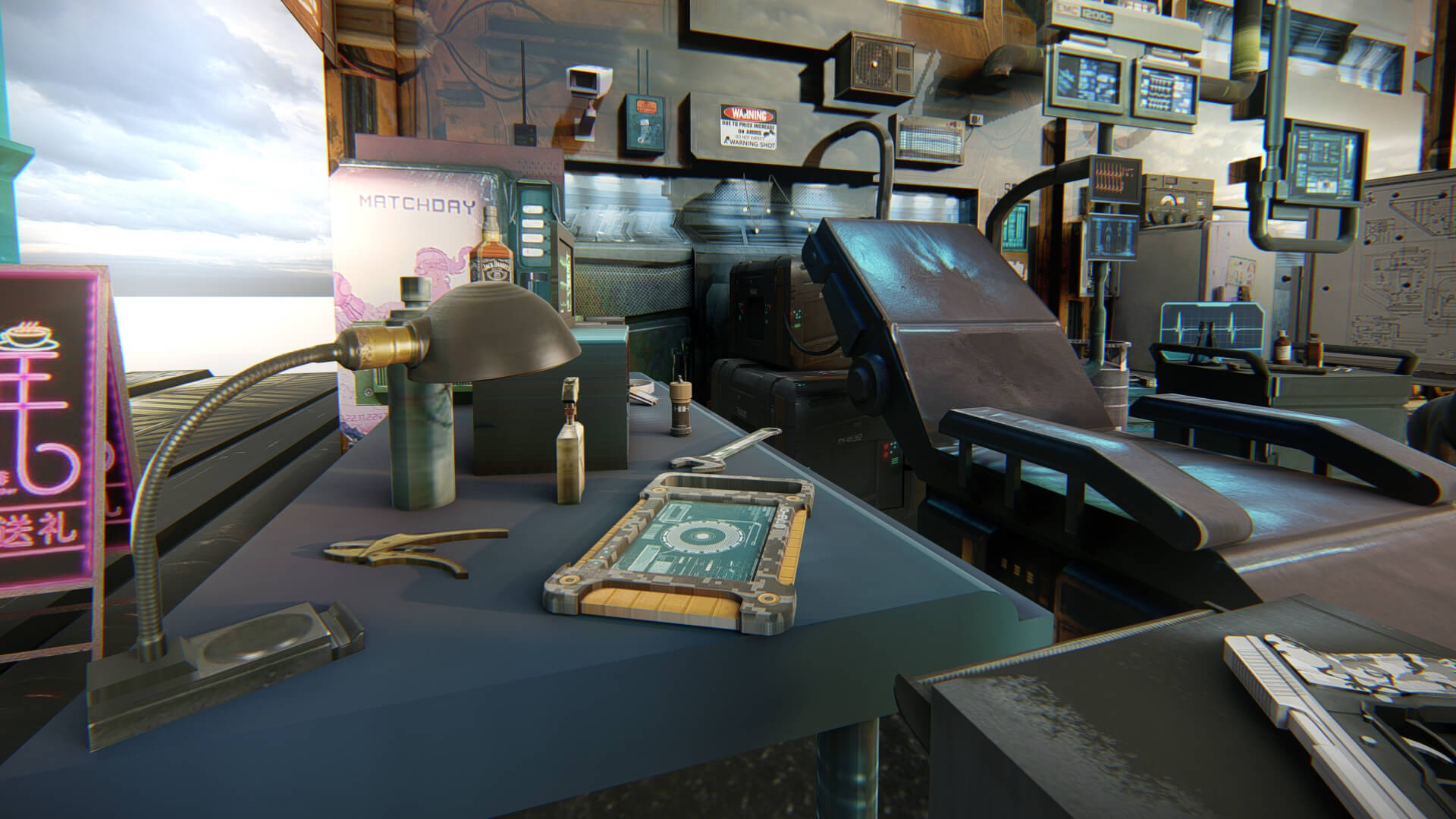 Cyberpunk Survival Hideout - 3D Model by AlphaGroup