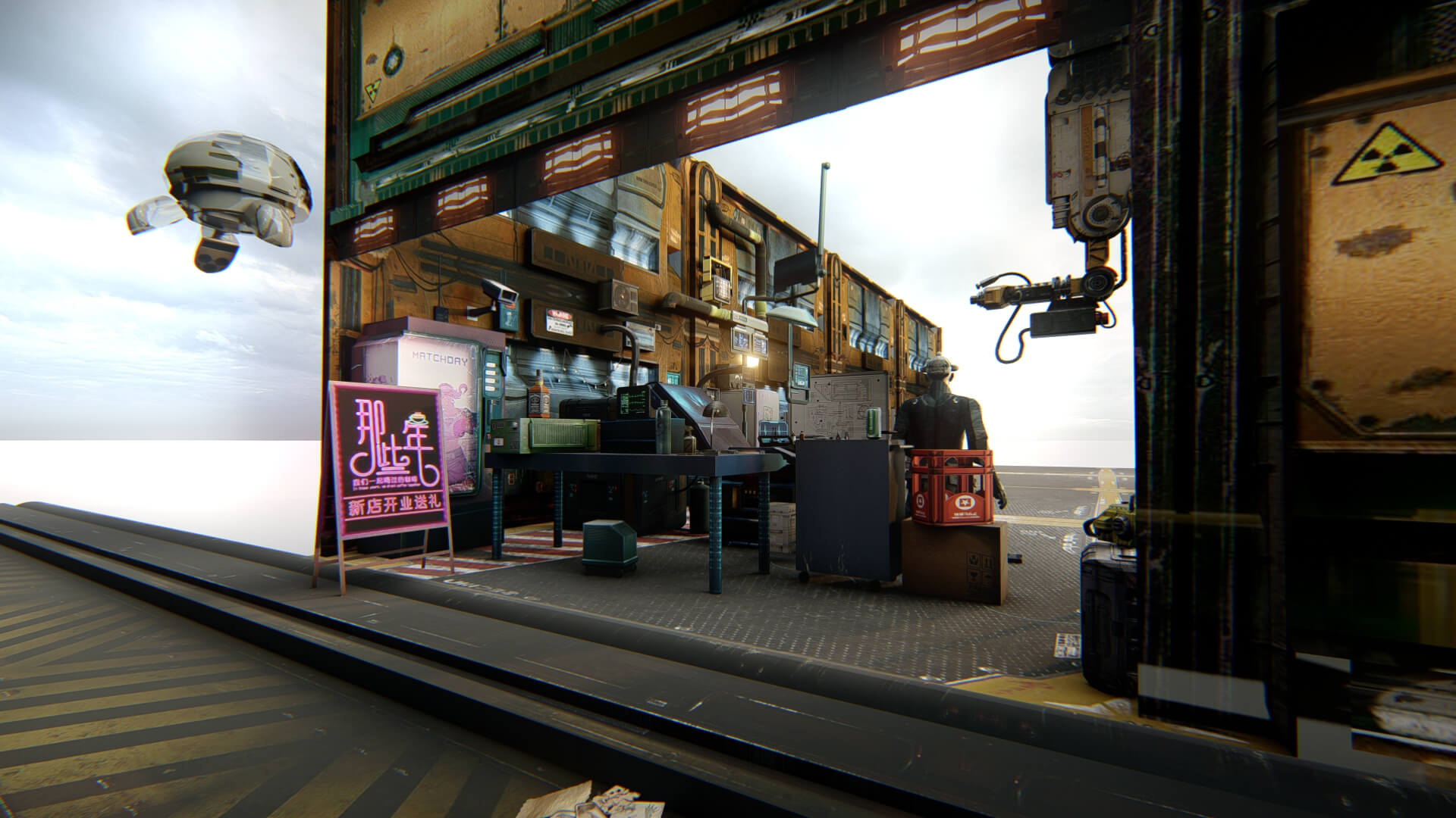 Cyberpunk Survival Hideout - 3D Model by AlphaGroup