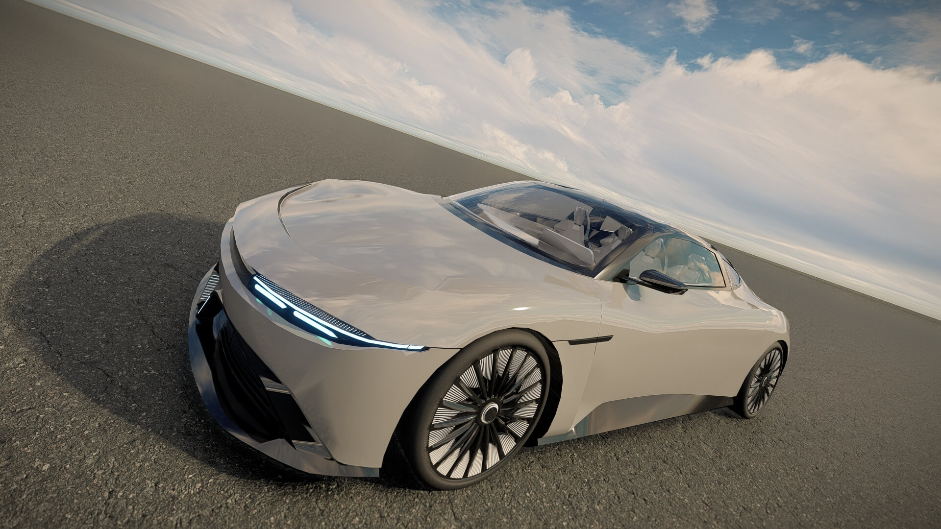 DeLorean Alpha5 2022 - 3D Model by AlphaGroup