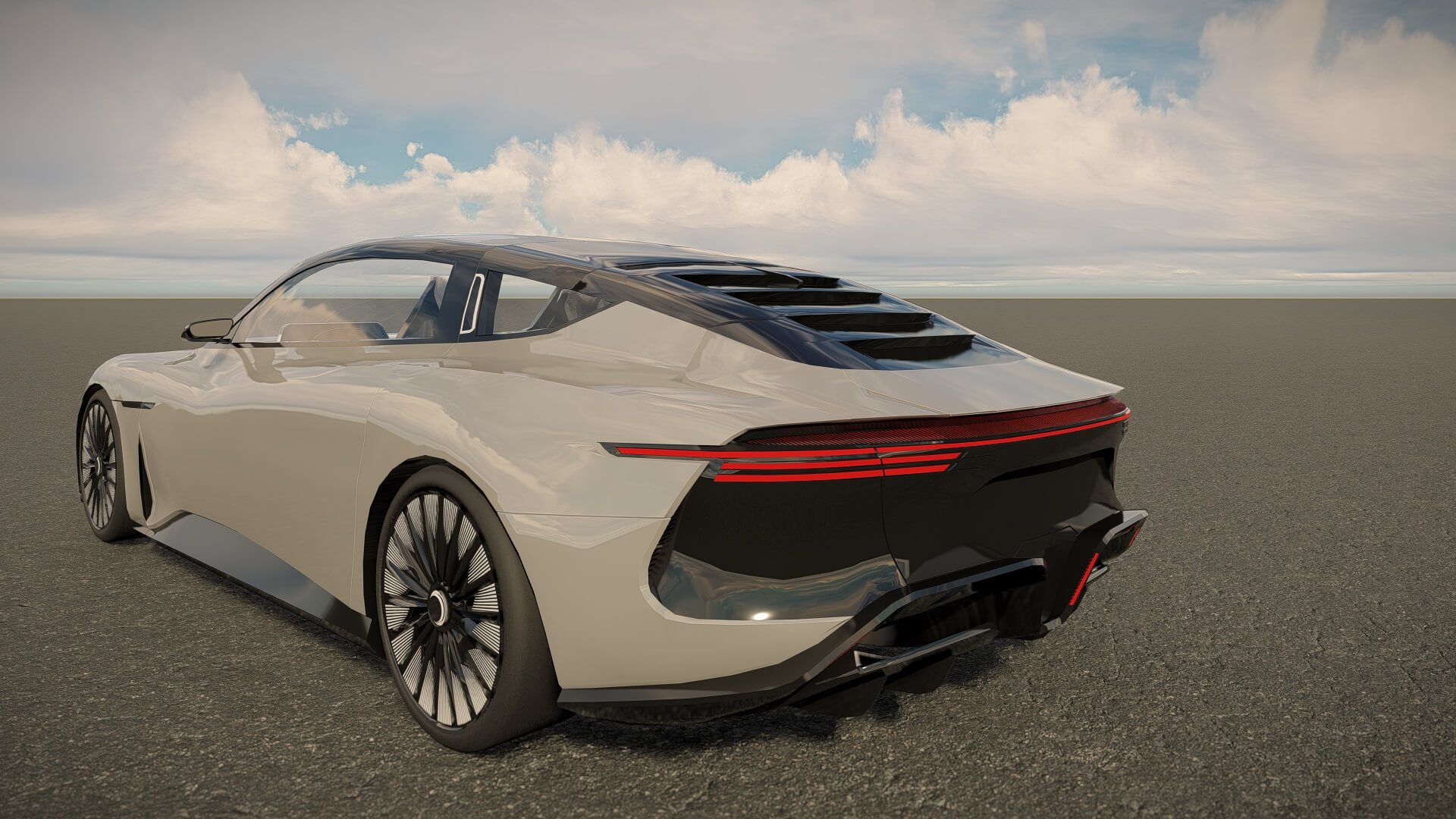 DeLorean Alpha5 2022 - 3D Model by AlphaGroup