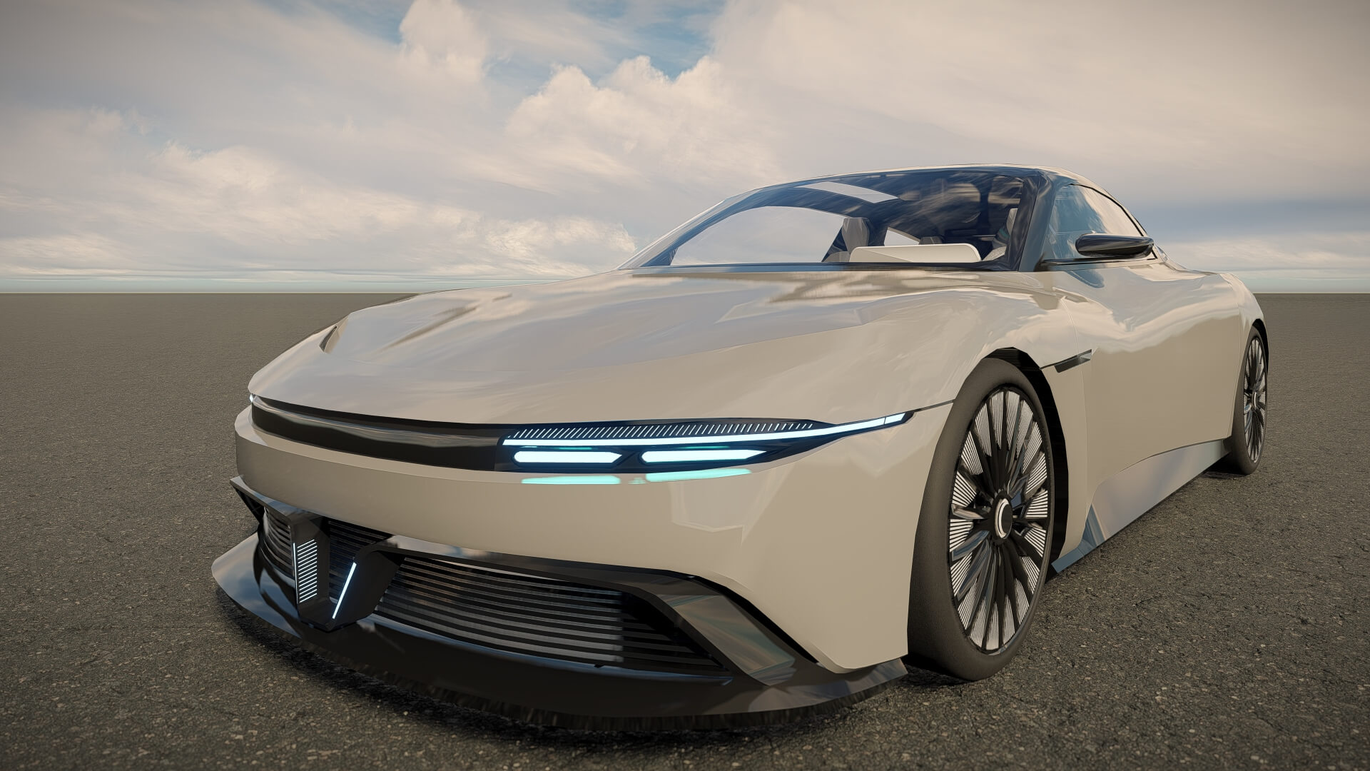 DeLorean Alpha5 2022 - 3D Model by AlphaGroup