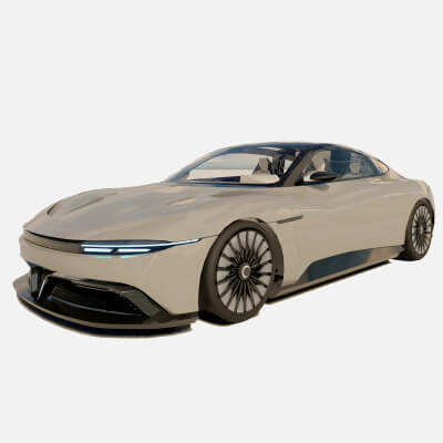 DeLorean Alpha5 2022 - 3D Model by AlphaGroup