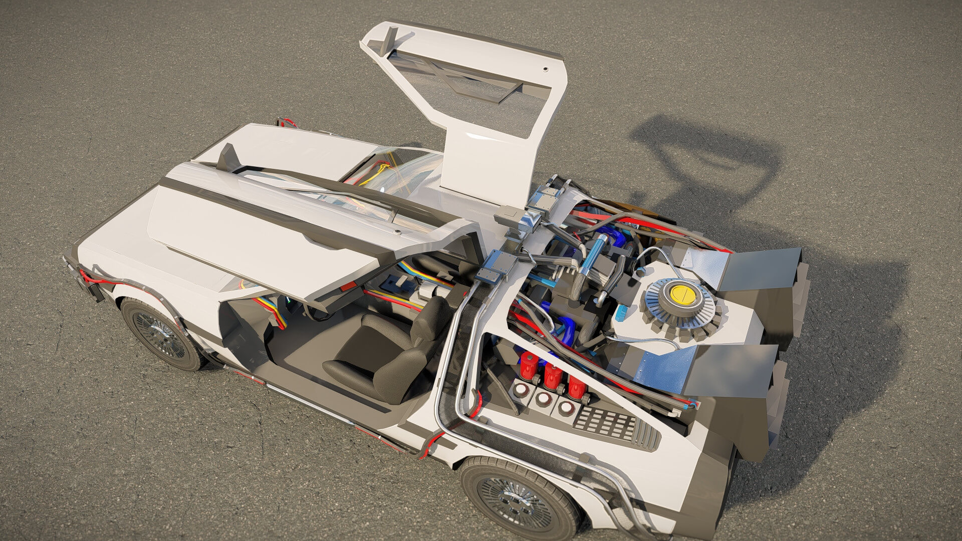 DeLorean DMC 12 - 3D Model by AlphaGroup