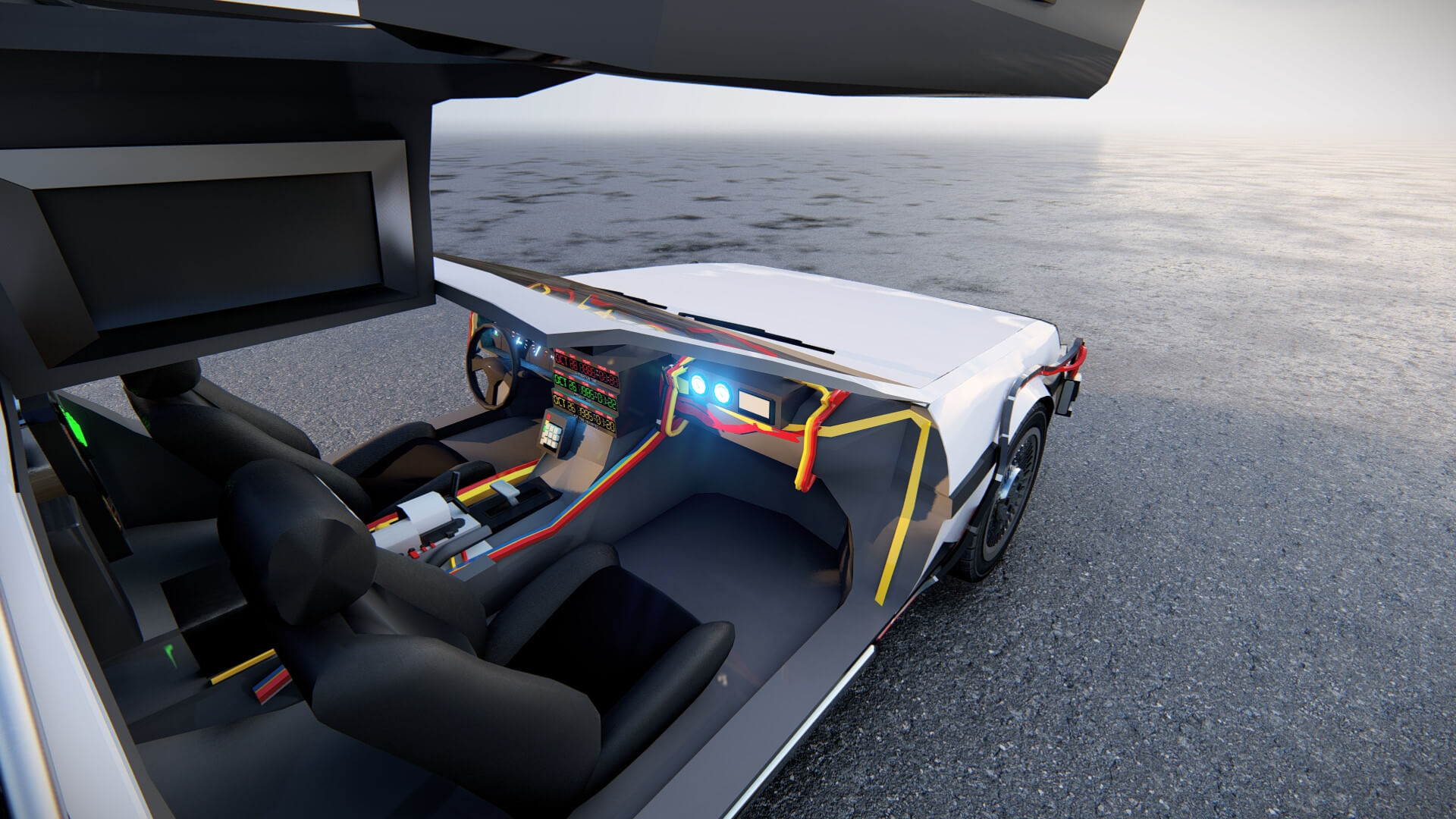 DeLorean DMC 12 - 3D Model by AlphaGroup