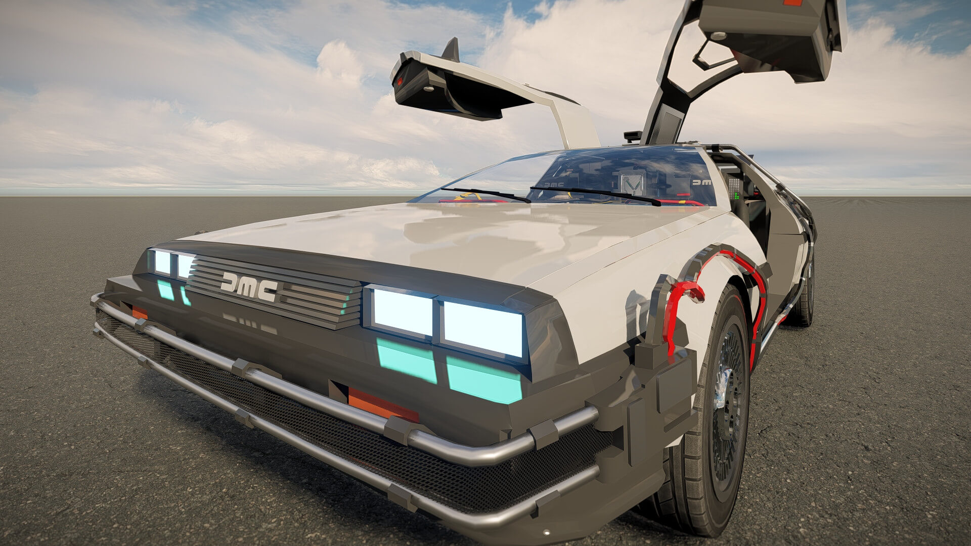 DeLorean DMC 12 - 3D Model by AlphaGroup