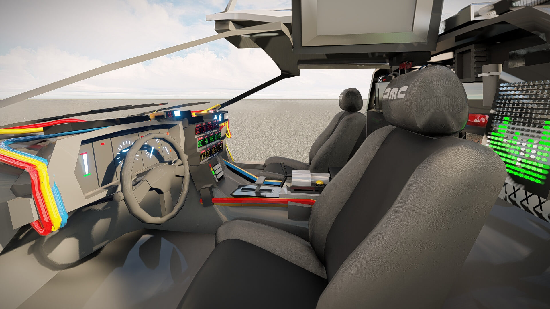 DeLorean DMC 12 - 3D Model by AlphaGroup