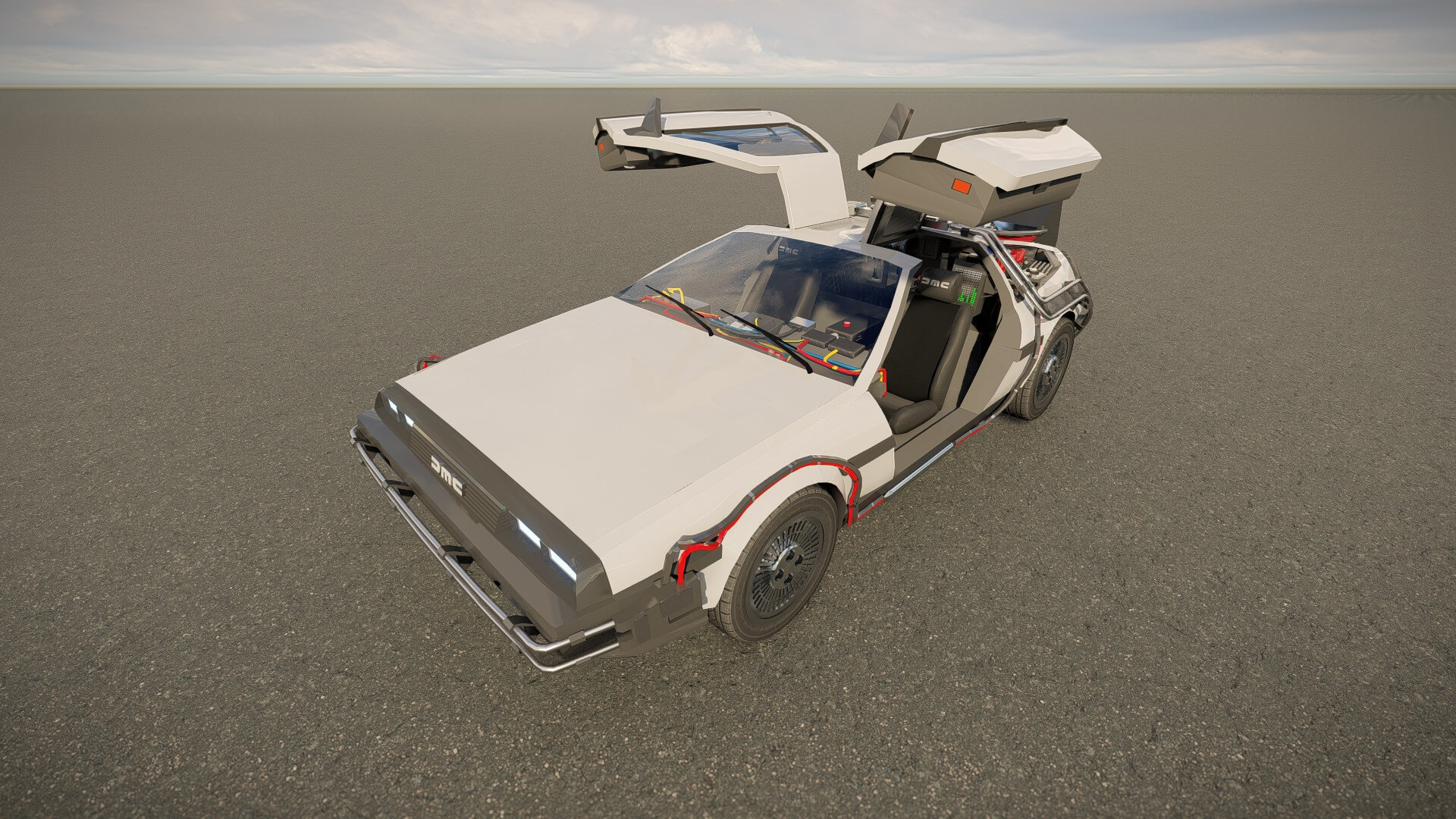 DeLorean DMC 12 - 3D Model by AlphaGroup