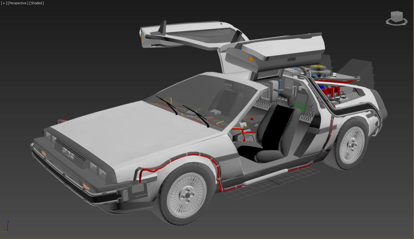 DeLorean DMC 12 - 3D Model by AlphaGroup