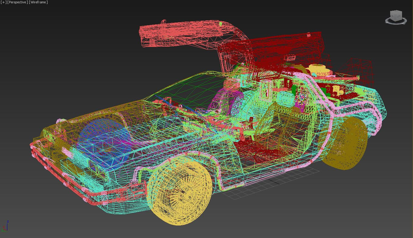 DeLorean DMC 12 - 3D Model by AlphaGroup