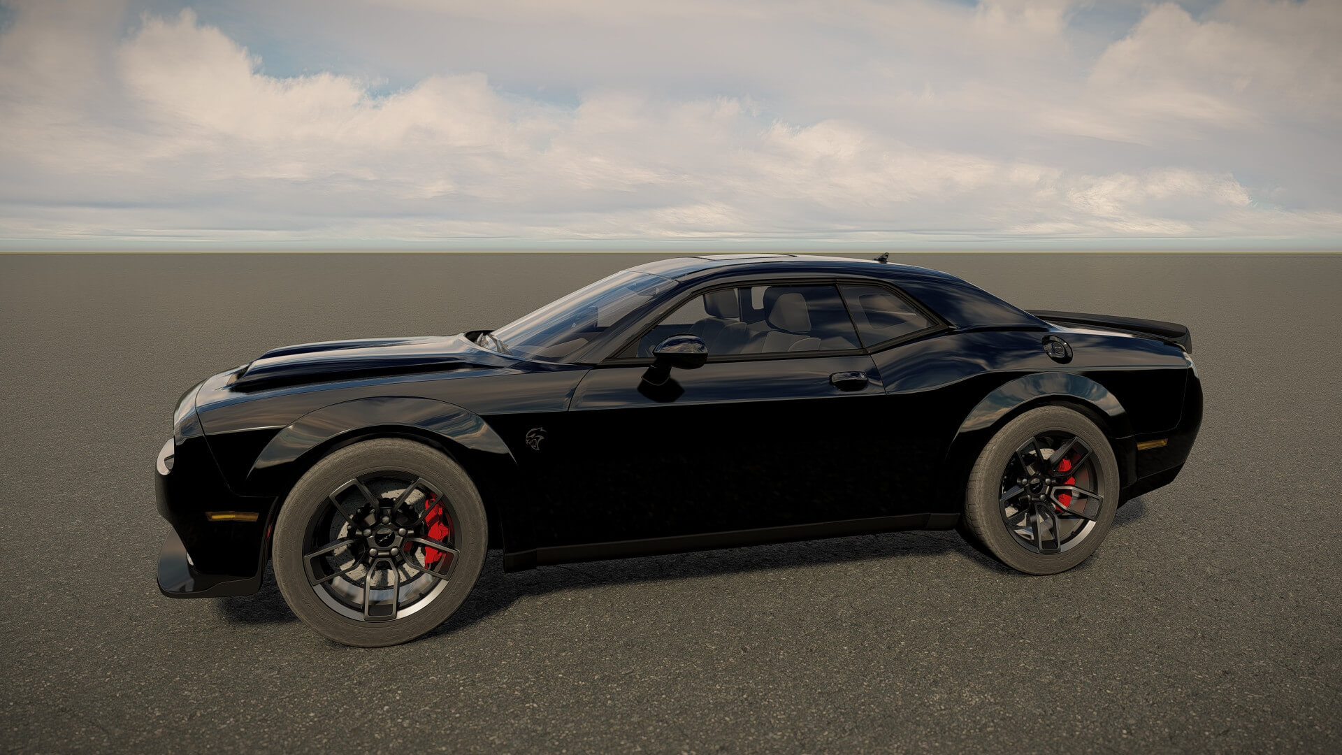 Dodge Challenger SRT Hellcat 2023 - 3D Model by AlphaGroup