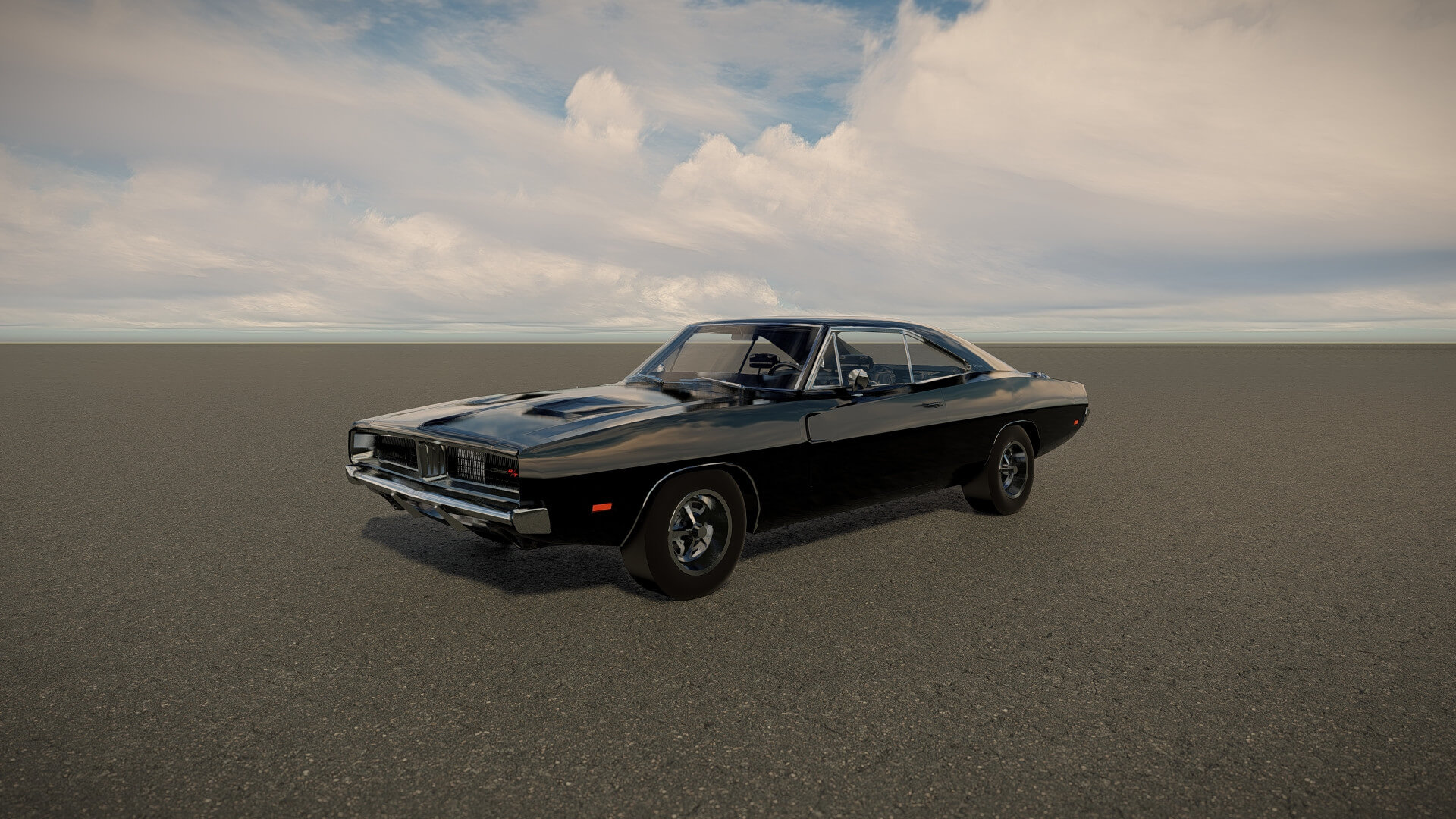Dodge Charger 1969 - 3D Model by AlphaGroup