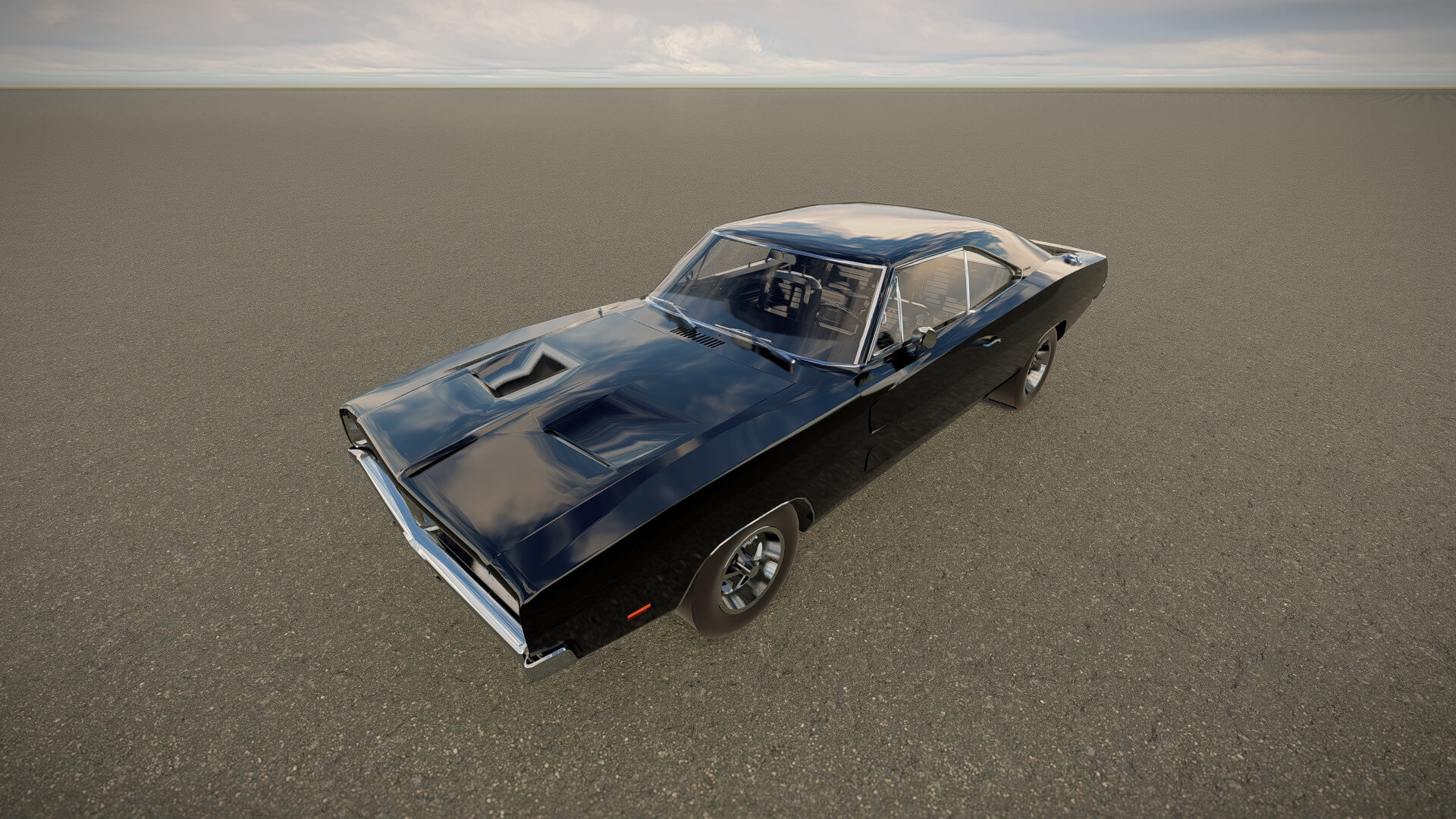 Dodge Charger 1969 - 3D Model by AlphaGroup