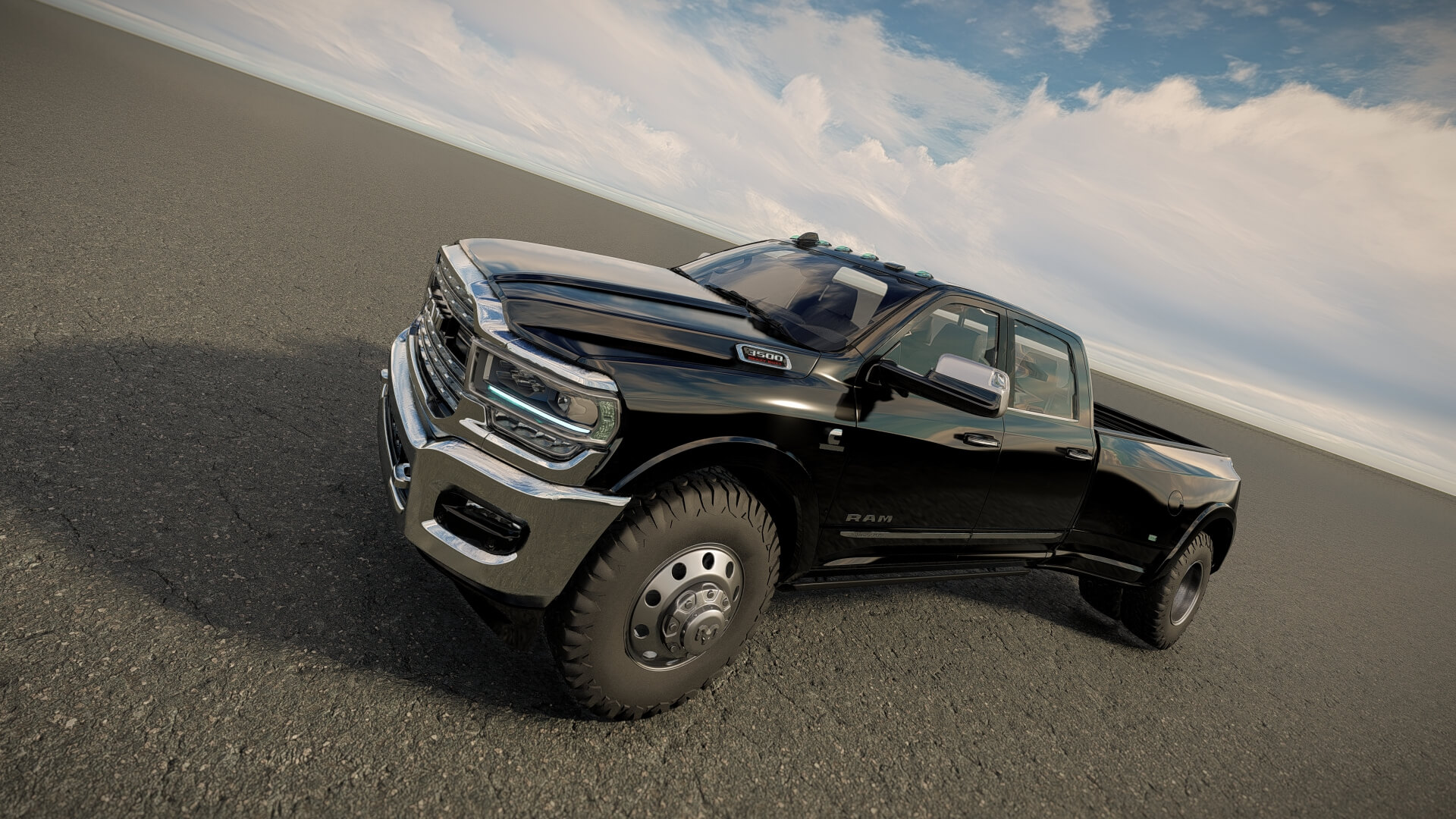 Dodge Ram 3500 Dually 2023 - 3D Model by AlphaGroup