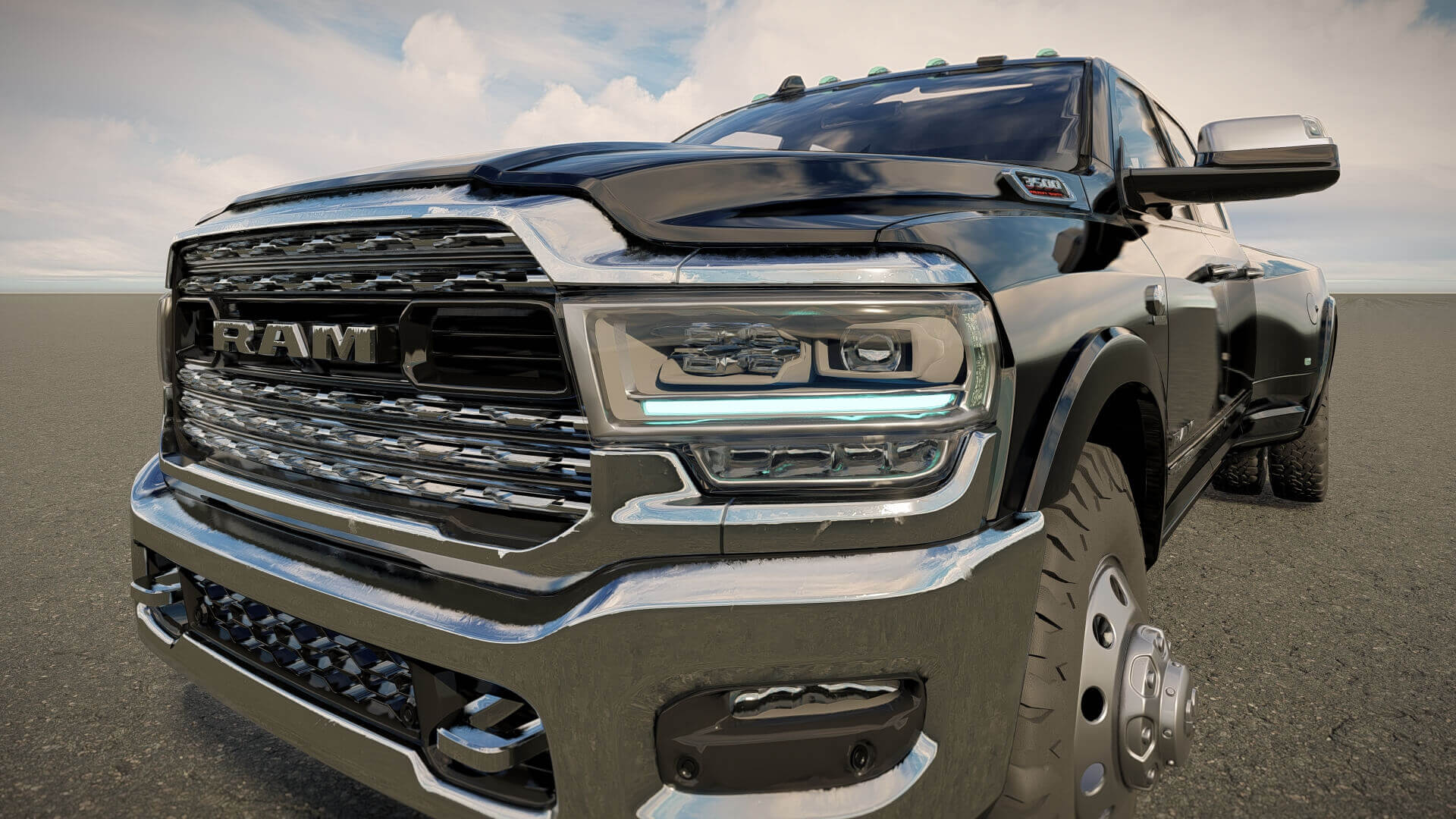 Dodge Ram 3500 Dually 2023 - 3D Model by AlphaGroup