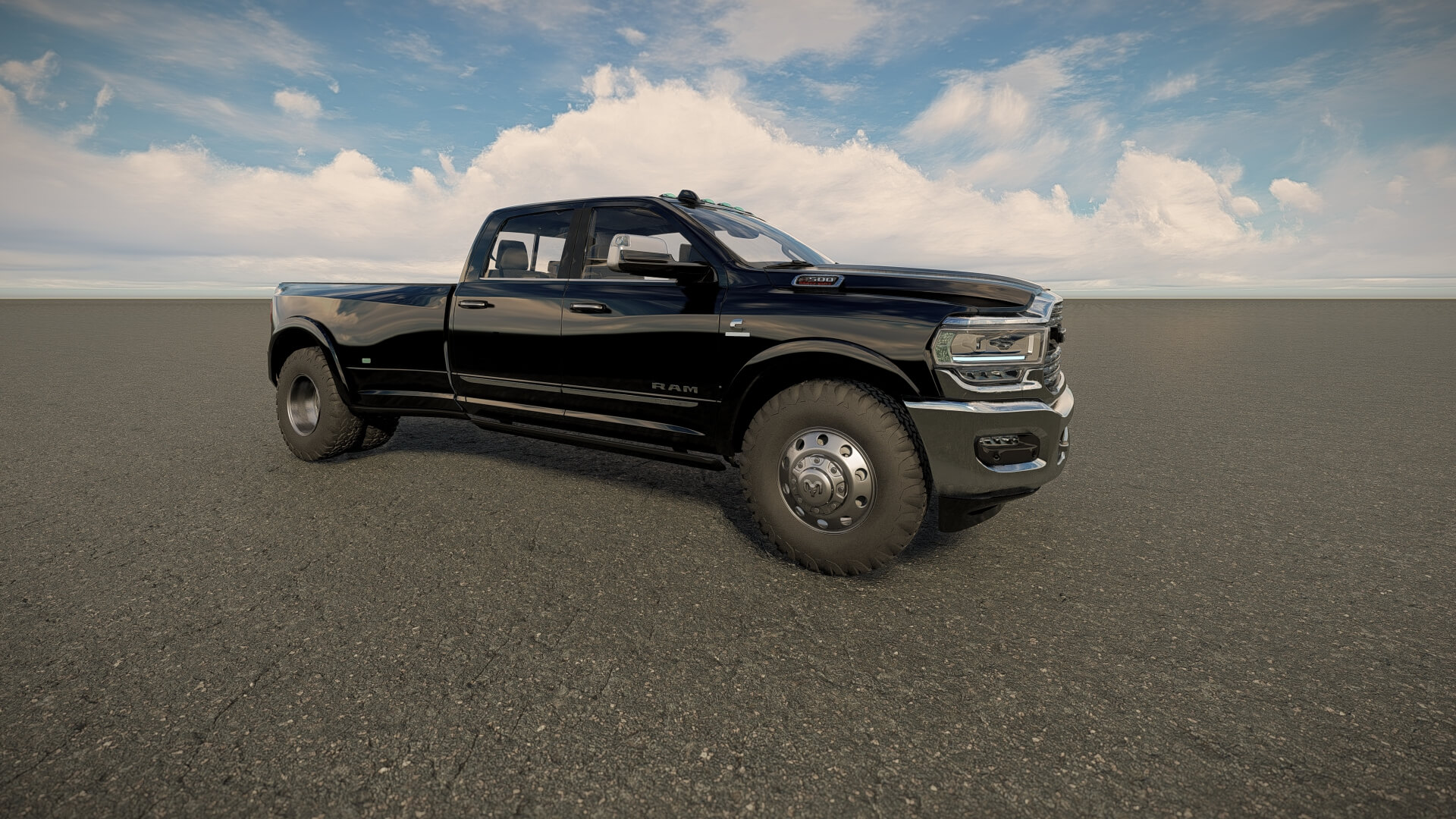 Dodge Ram 3500 Dually 2023 - 3D Model by AlphaGroup