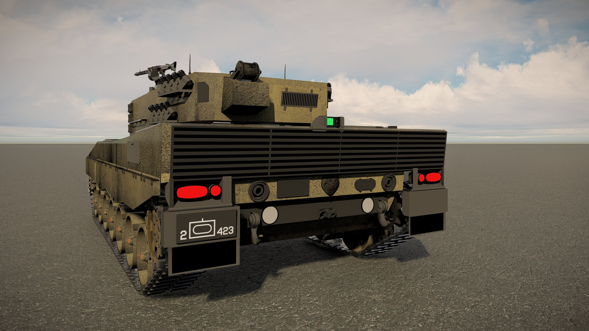 Leopard 2A4 MBT - 3D Model by AlphaGroup