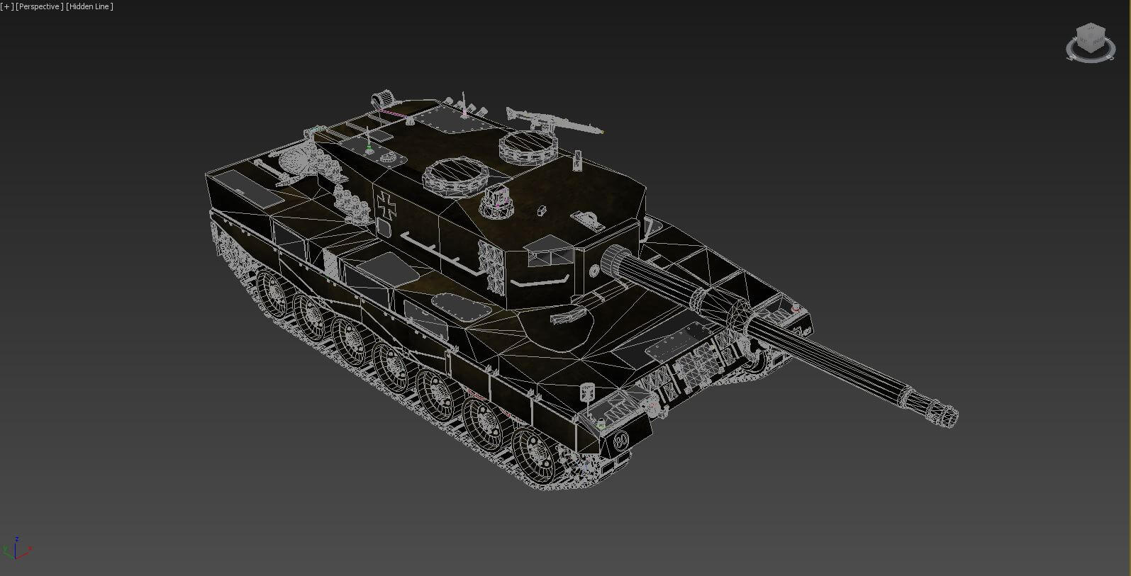 Leopard 2A4 MBT - 3D Model by AlphaGroup