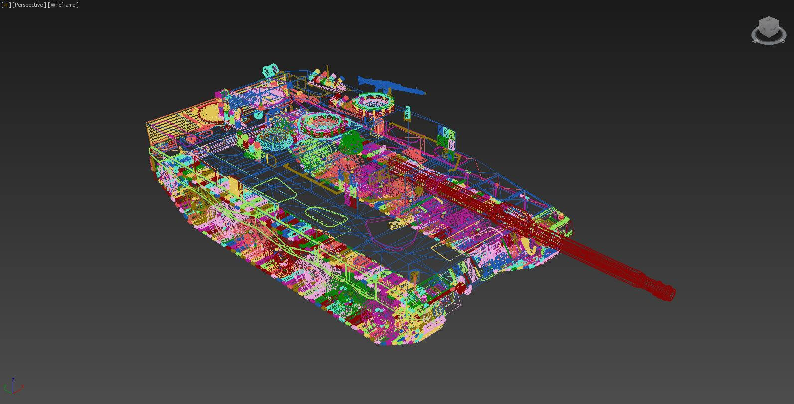 Leopard 2A4 MBT - 3D Model by AlphaGroup