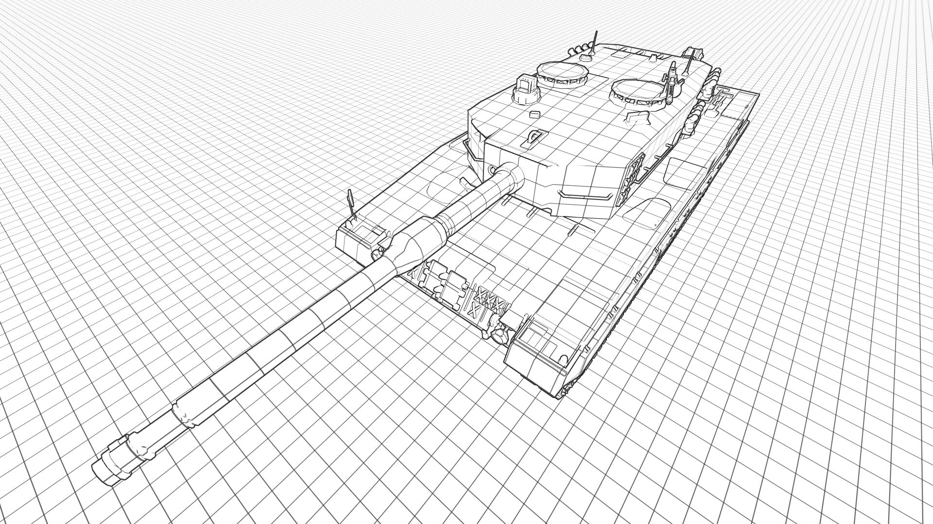 Leopard 2A4 MBT - 3D Model by AlphaGroup