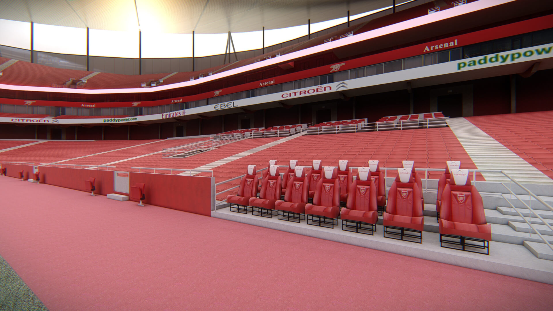 Arsenal Emirates Stadium - 3D Model by AlphaGroup