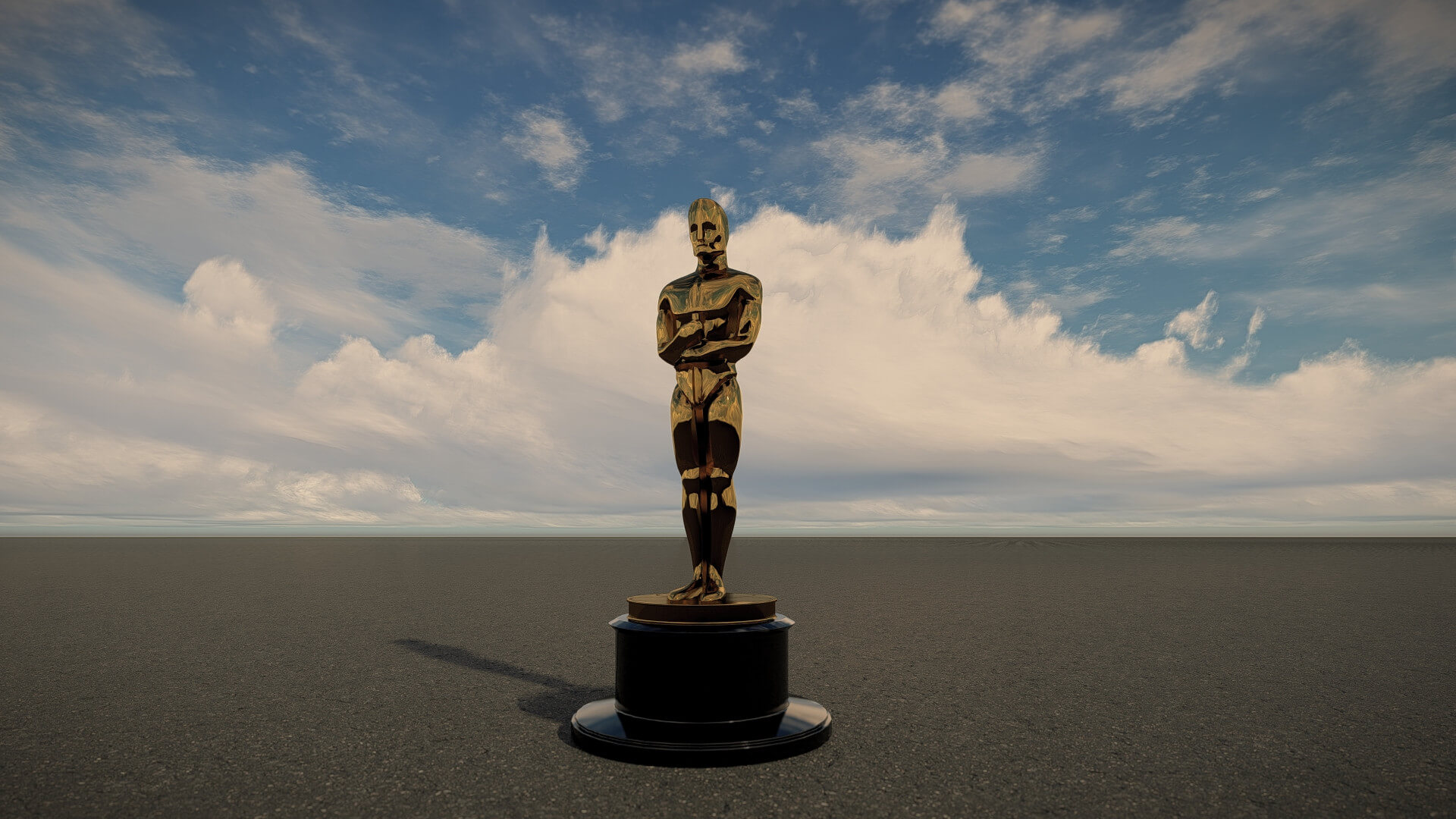 Oscar Statuette - 3D Model by AlphaGroup