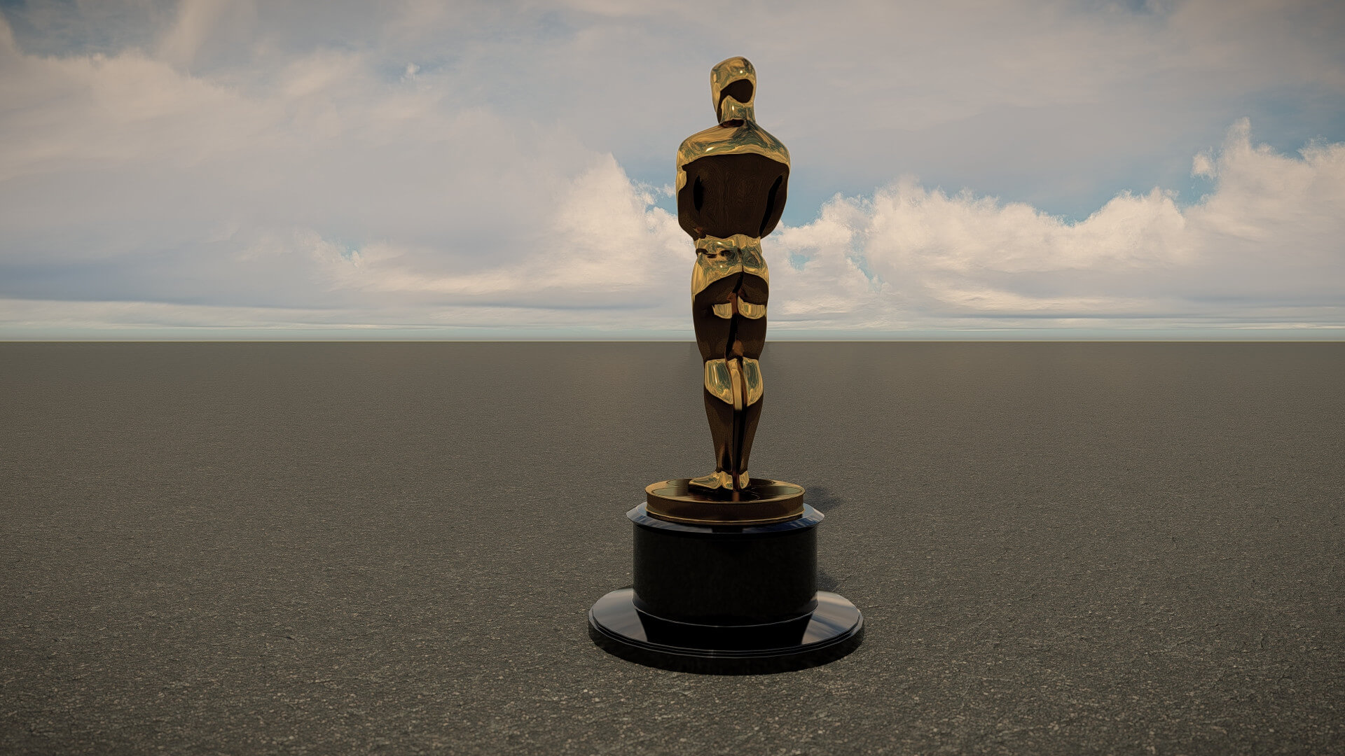 Oscar Statuette - 3D Model by AlphaGroup
