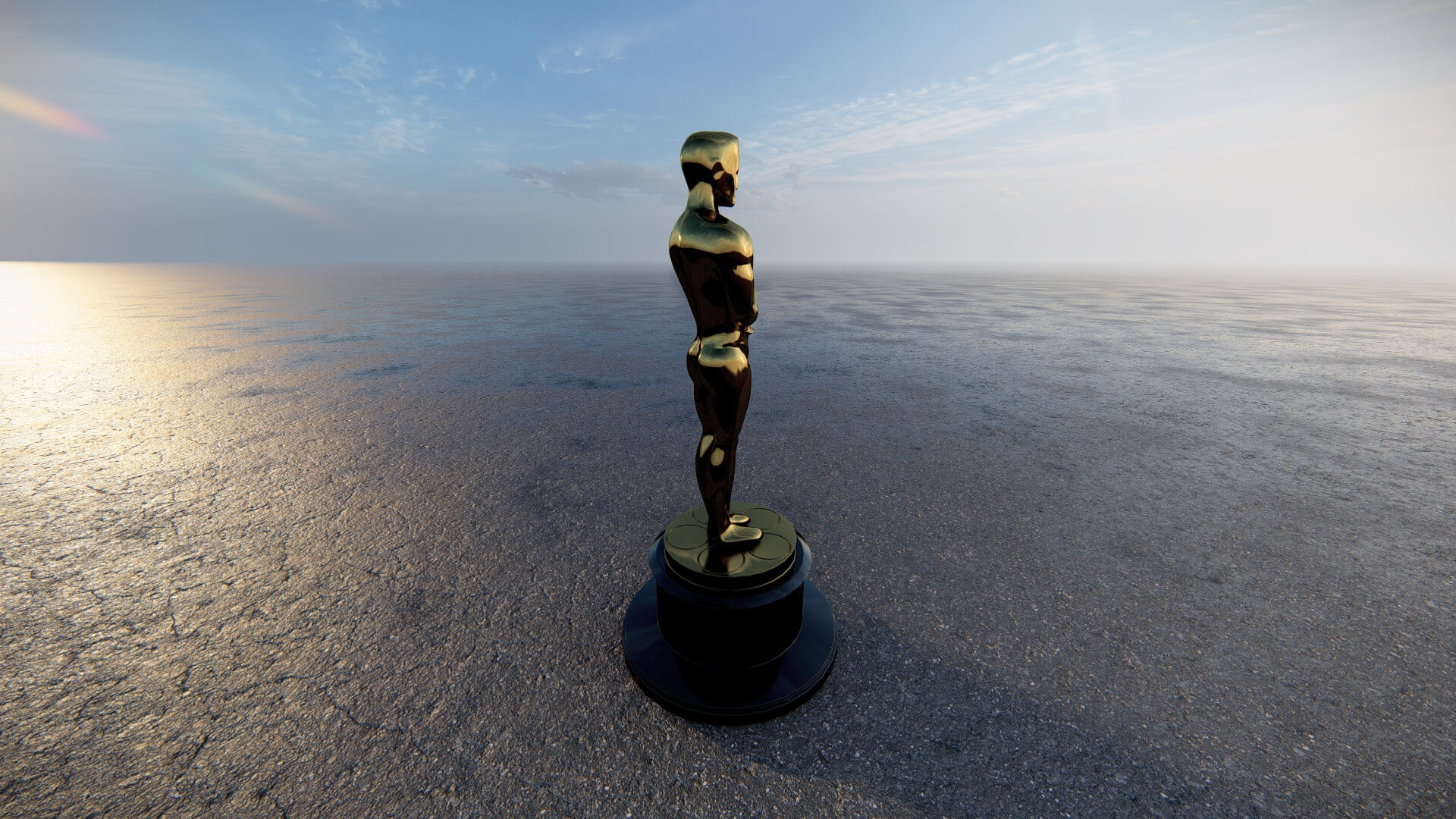 Oscar Statuette - 3D Model by AlphaGroup