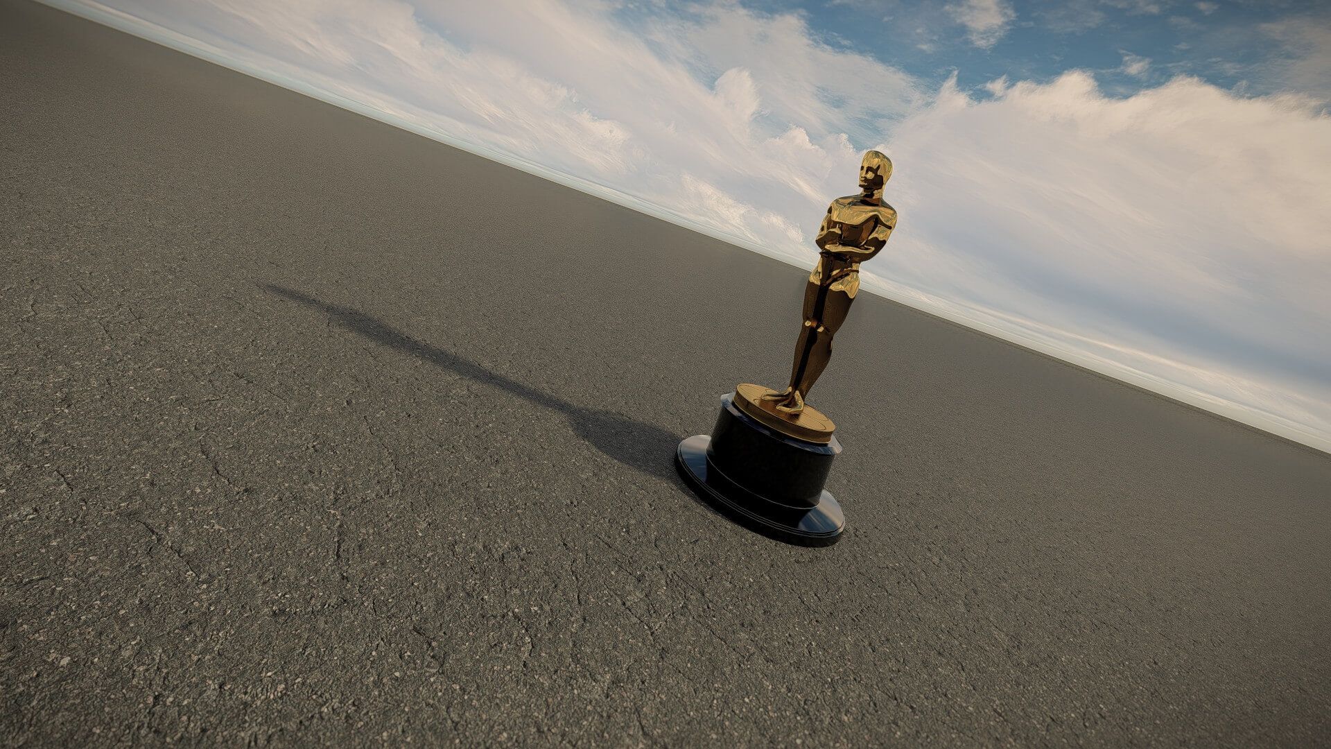 Oscar Statuette - 3D Model by AlphaGroup