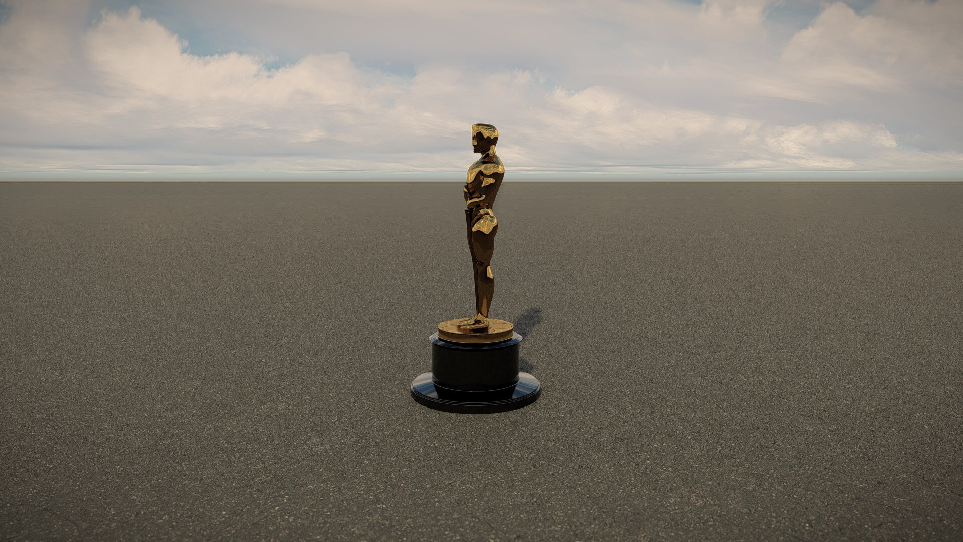 Oscar Statuette - 3D Model by AlphaGroup