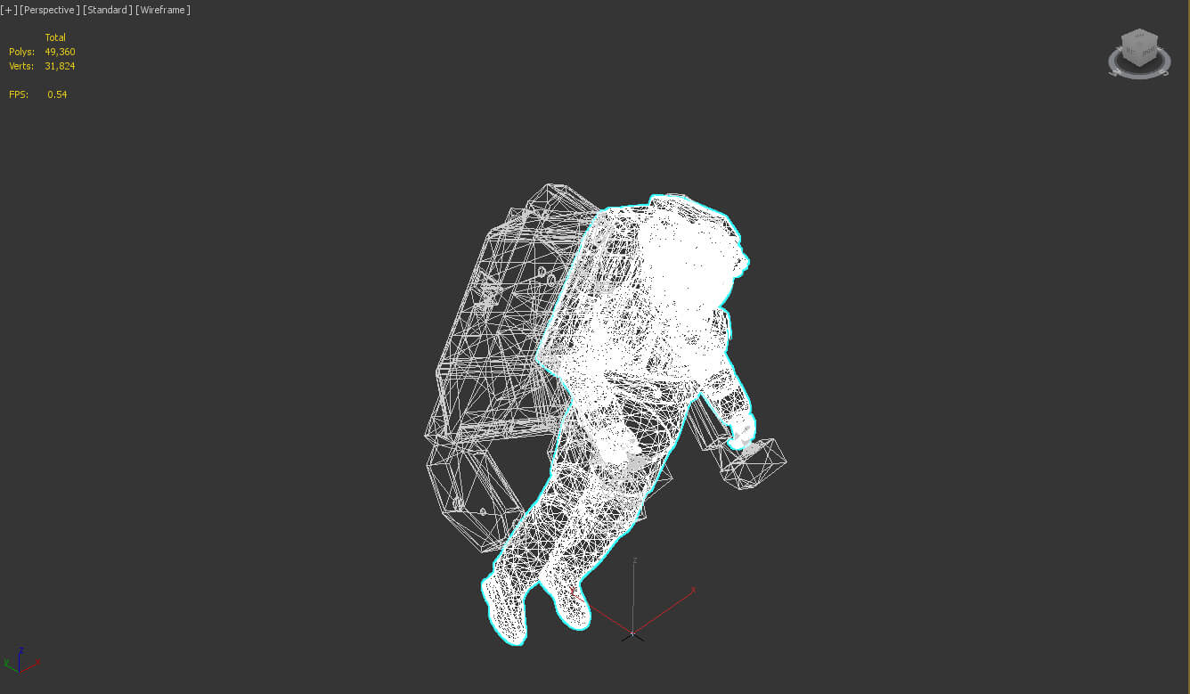 Spacesuit Extravehicular Mobility Unit MMU - 3D Model by AlphaGroup