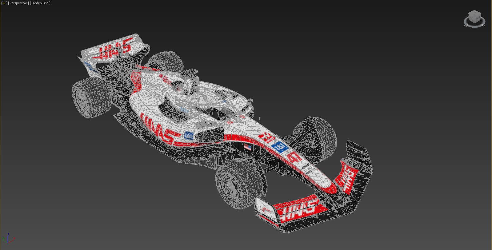 F1 Haas VF-22 3D Model by AlphaGroup
