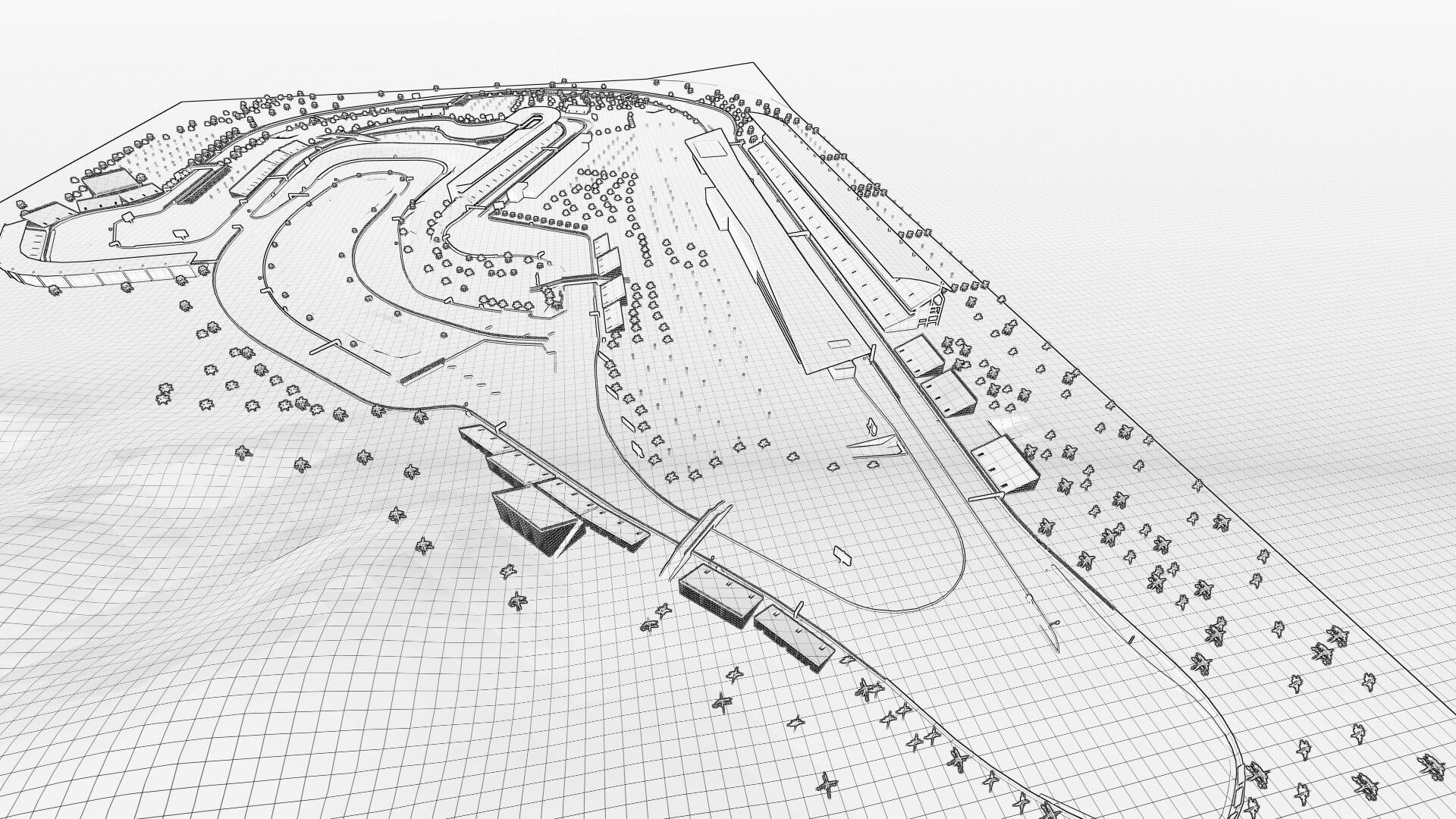 F1 Track Concept - 3D Model by AlphaGroup
