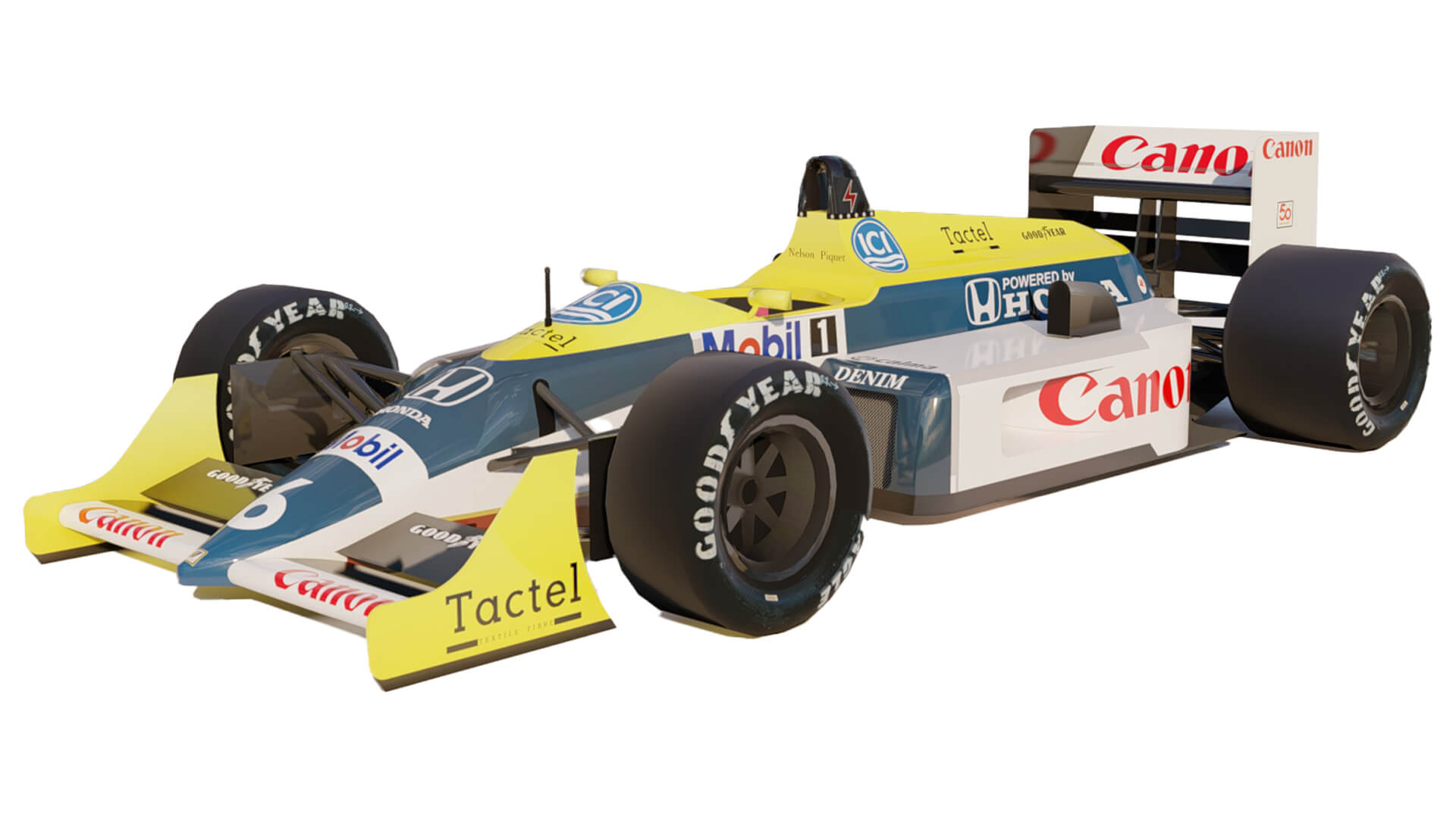 F1 Williams FW12 - 3D Model by AlphaGroup