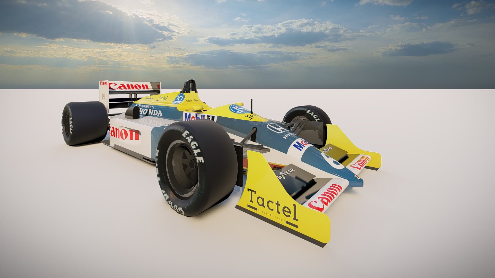 F1 Williams FW12 - 3D Model by AlphaGroup