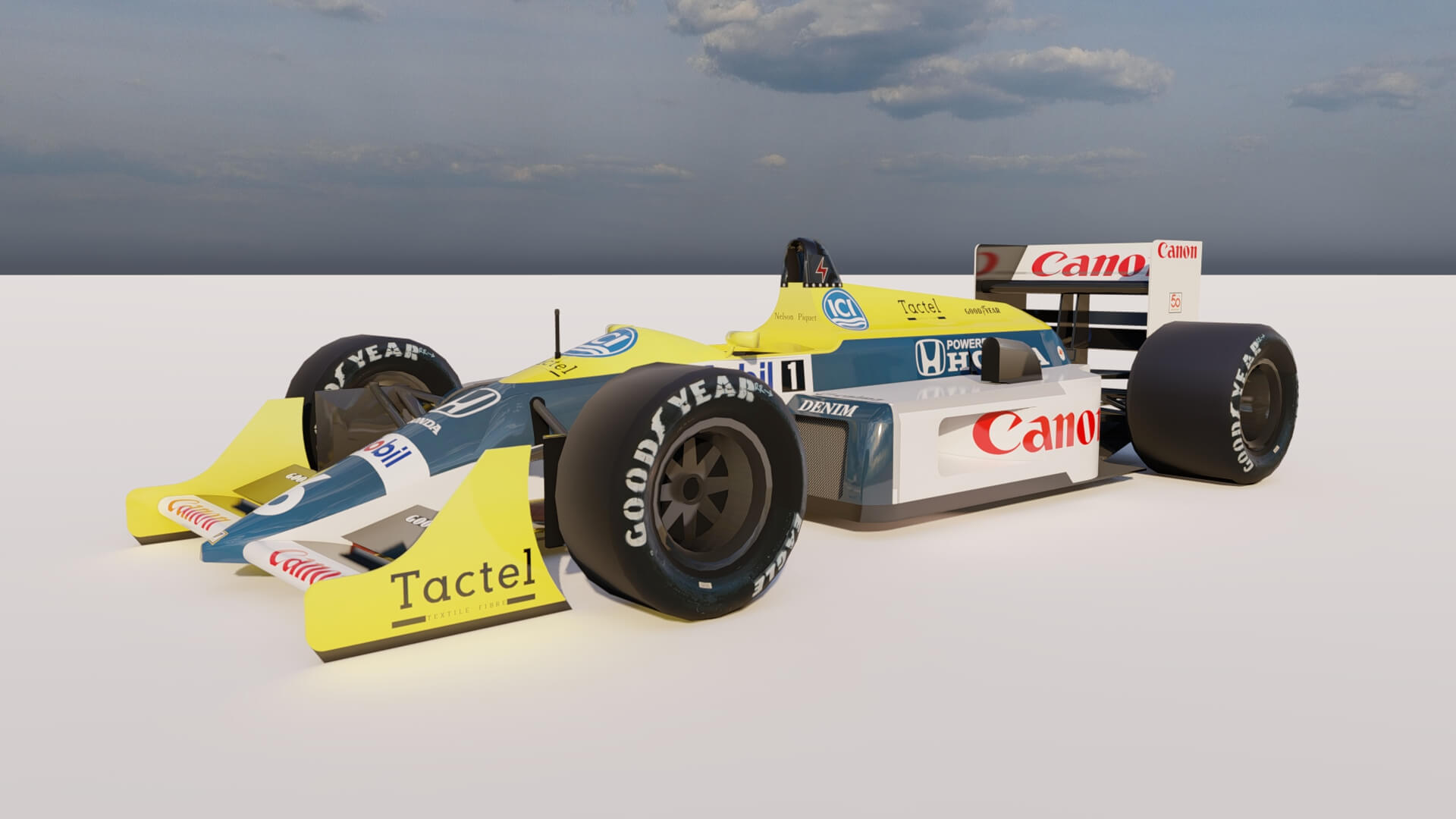 F1 Williams FW12 - 3D Model by AlphaGroup