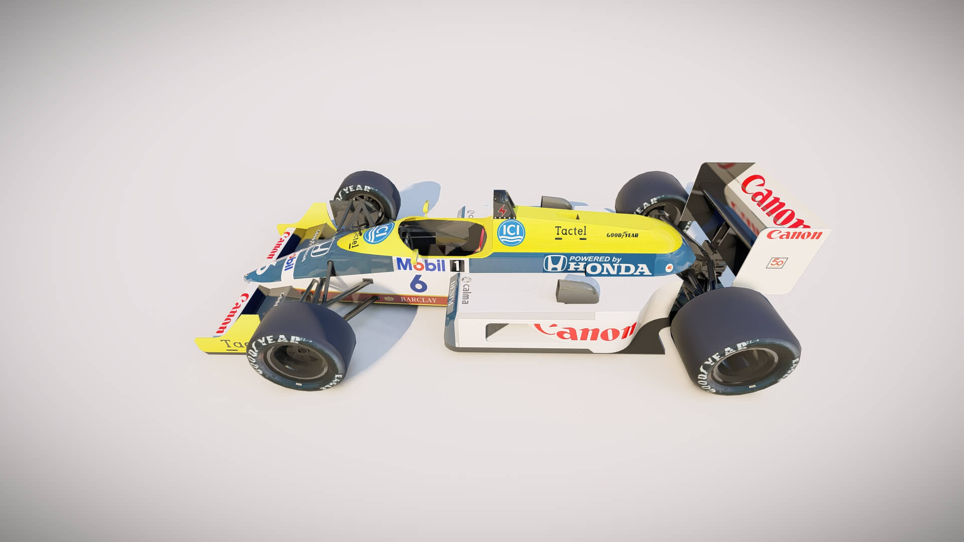 F1 Williams FW12 - 3D Model by AlphaGroup