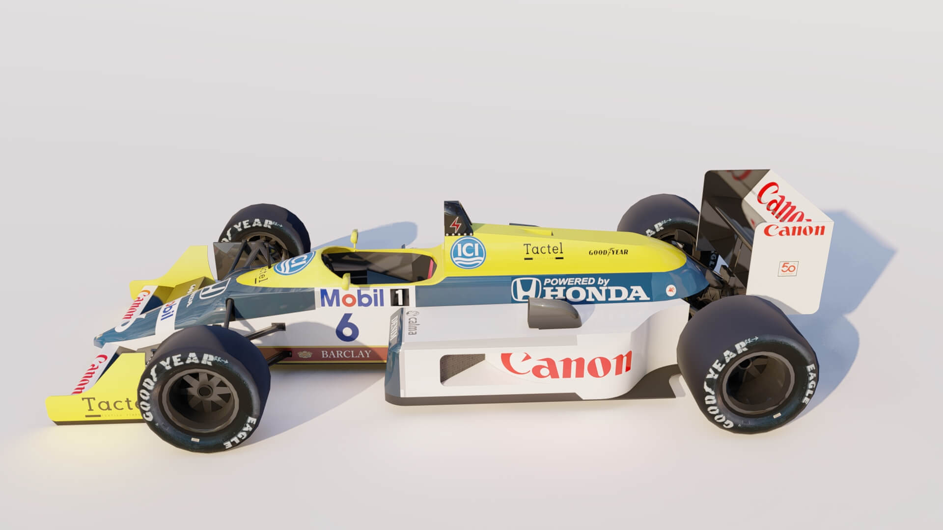 F1 Williams FW12 - 3D Model by AlphaGroup