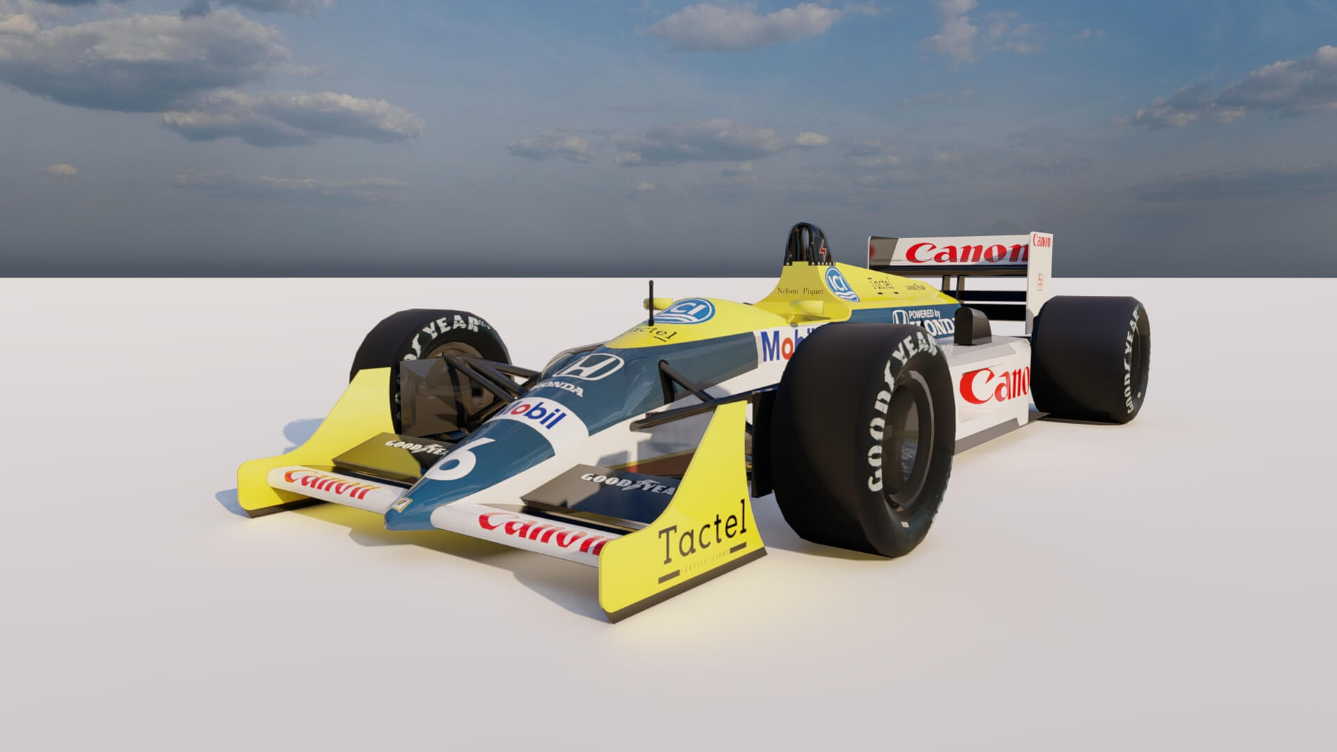 F1 Williams FW12 - 3D Model by AlphaGroup