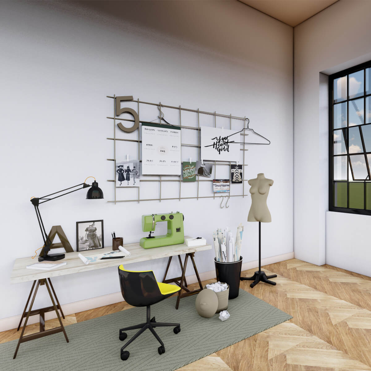 Fashion Designer Studio - 3D Model by AlphaGroup