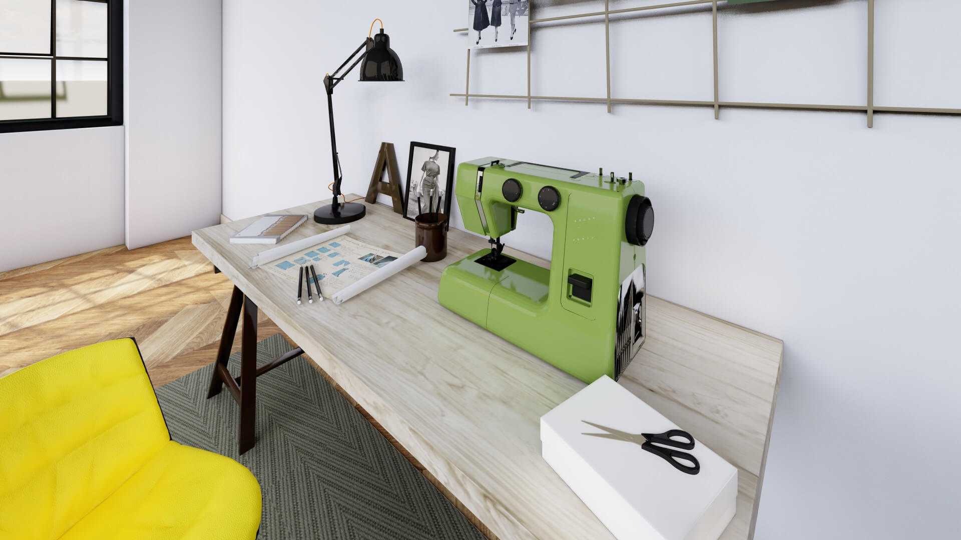 Fashion Designer Studio - 3D Model by AlphaGroup